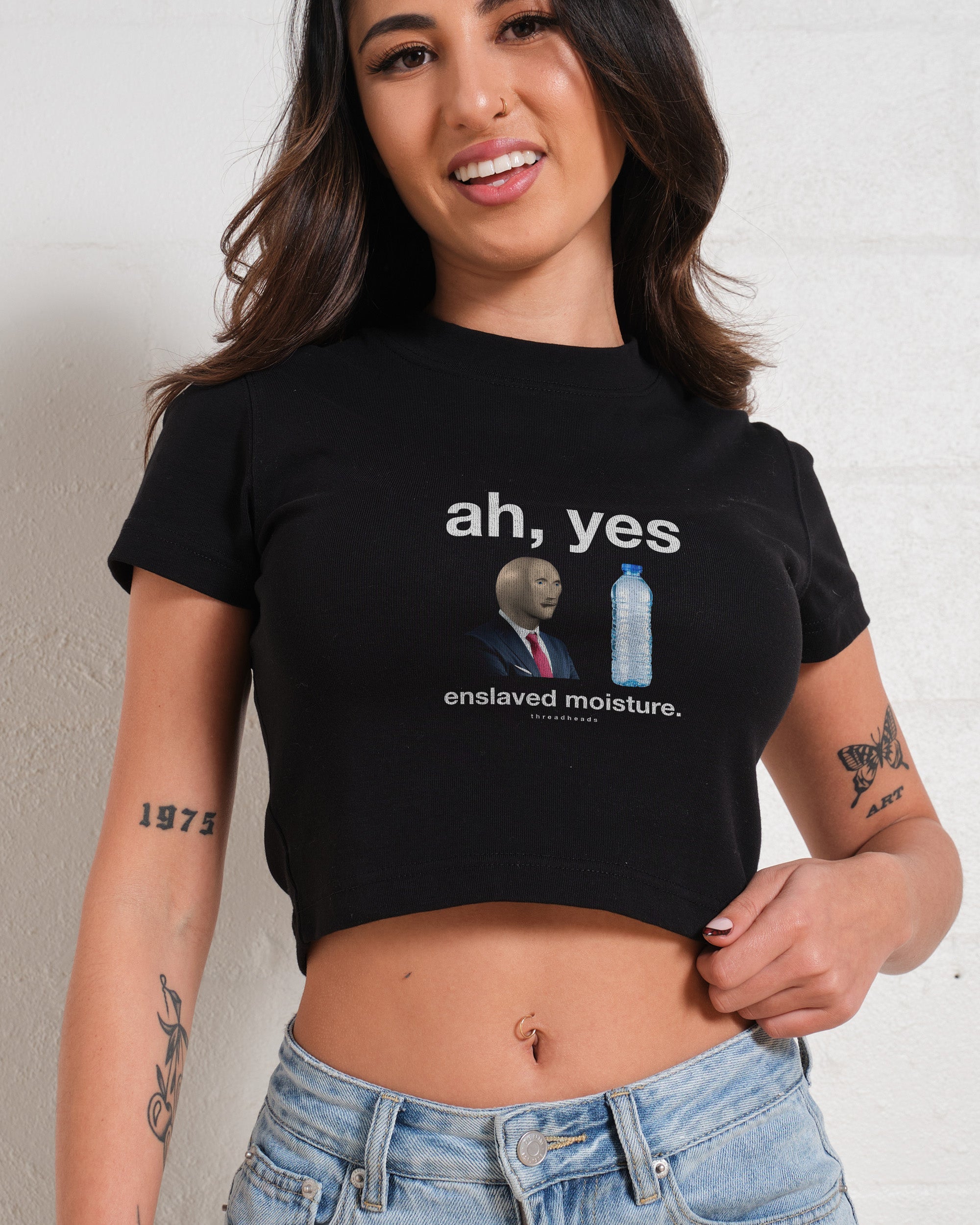 Enslaved Moisture Baby Tee | Funny Baby Tee