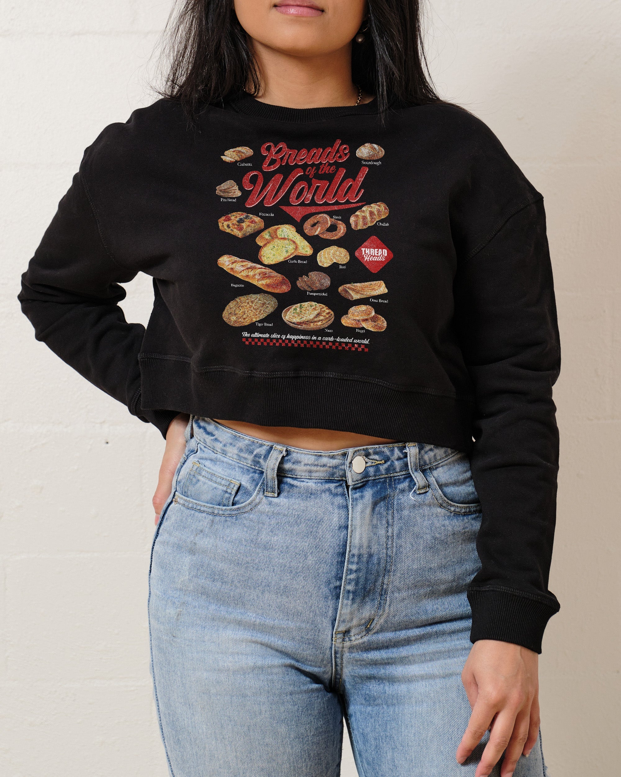 Breads of the World Crop Jumper | Funny Crop Jumper