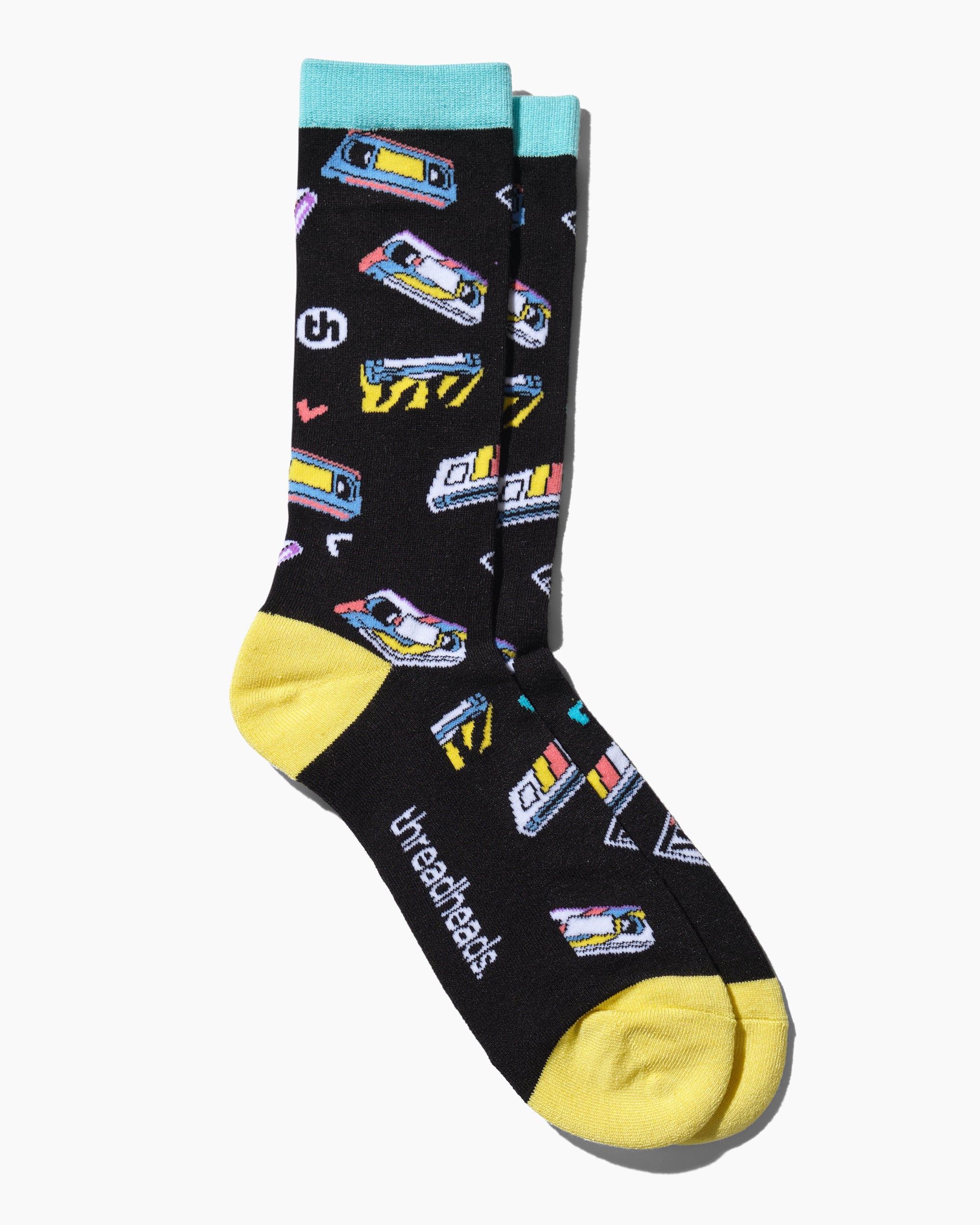 Retro VHS Tapes Socks | Funny Novelty Socks Threadheads UK
