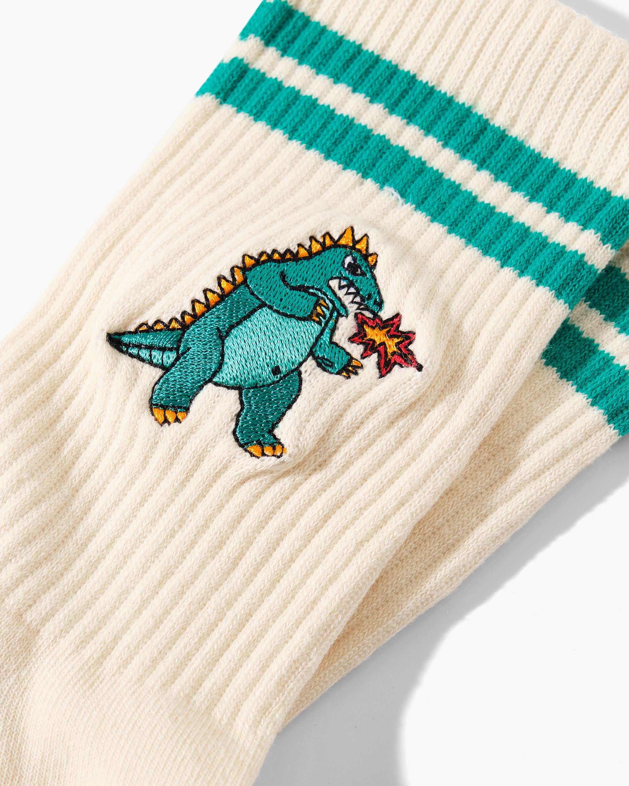Kaiju Stripes Socks | Funny Novelty Socks Threadheads UK
