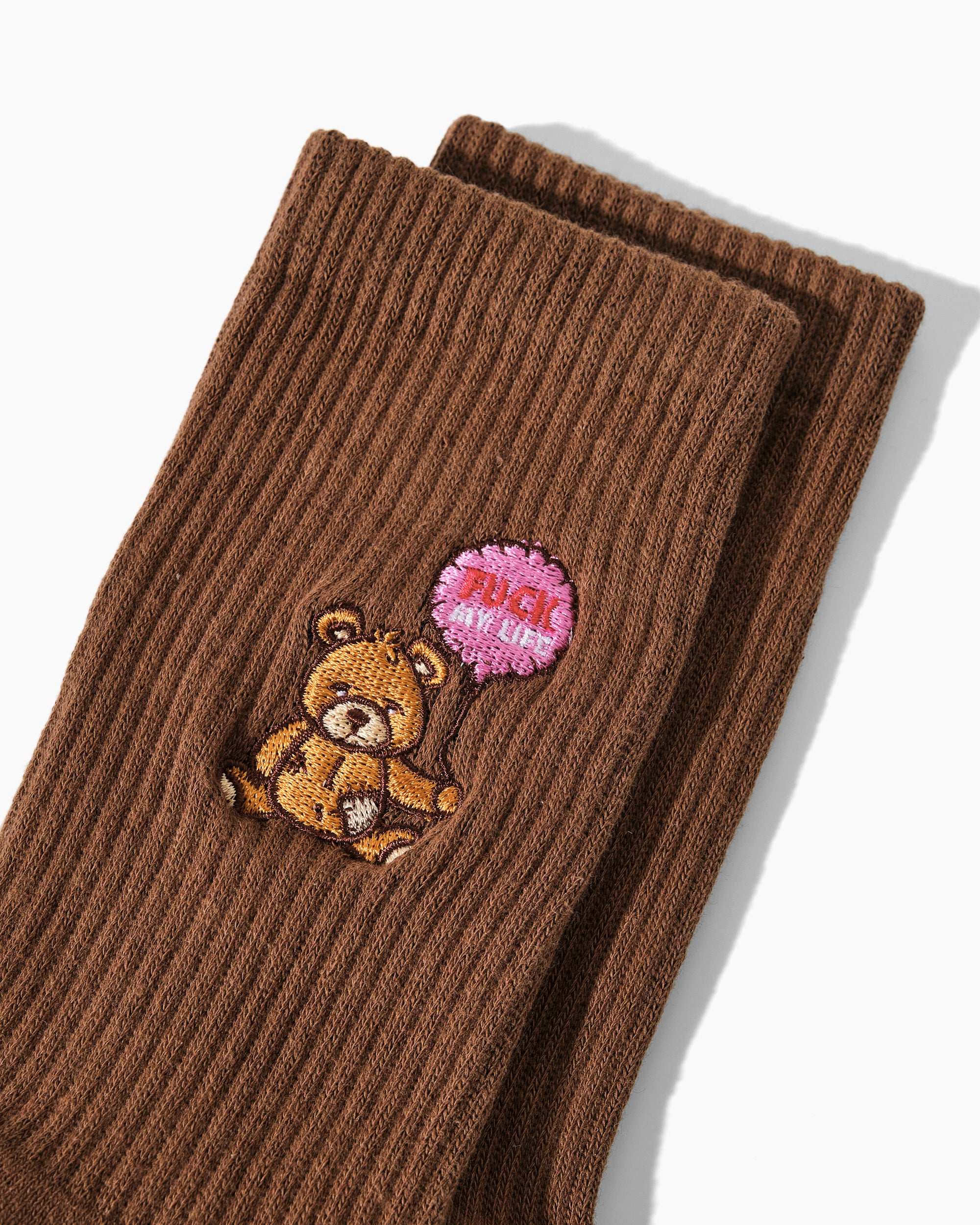 FML Teddy Socks | Funny Novelty Socks Threadheads