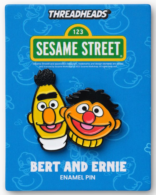 Bert & Ernie Enamel Pin | Official Sesame Street Merch