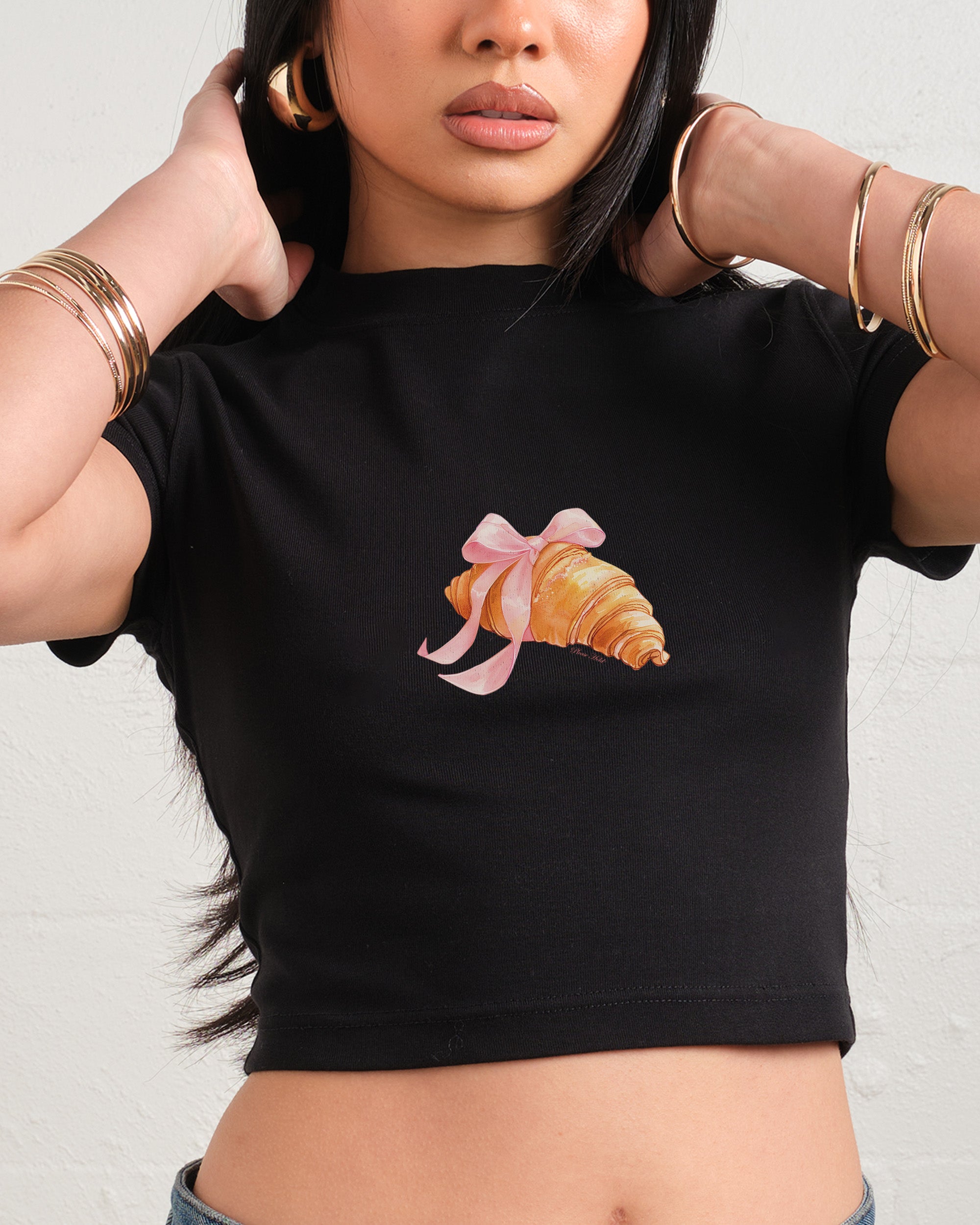 Croissant Baby Tee | Graphic Baby Tee