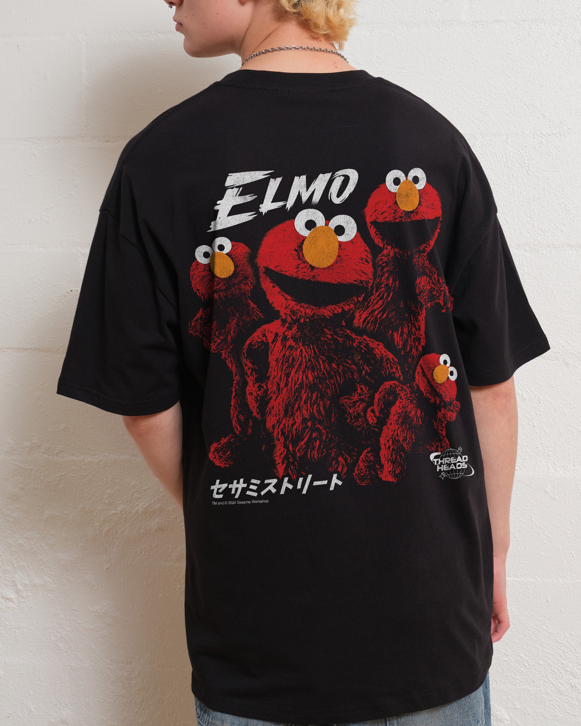 Tokyo Elmo Front and Back T-Shirt | Official Sesame Street Merch