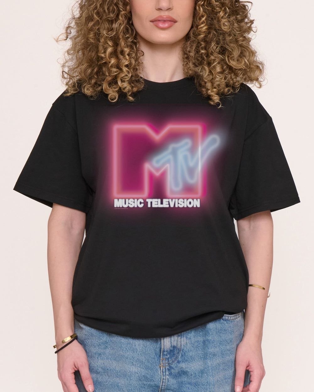 Neon Mtv Logo T-Shirt | Mtv | Threadheads UK