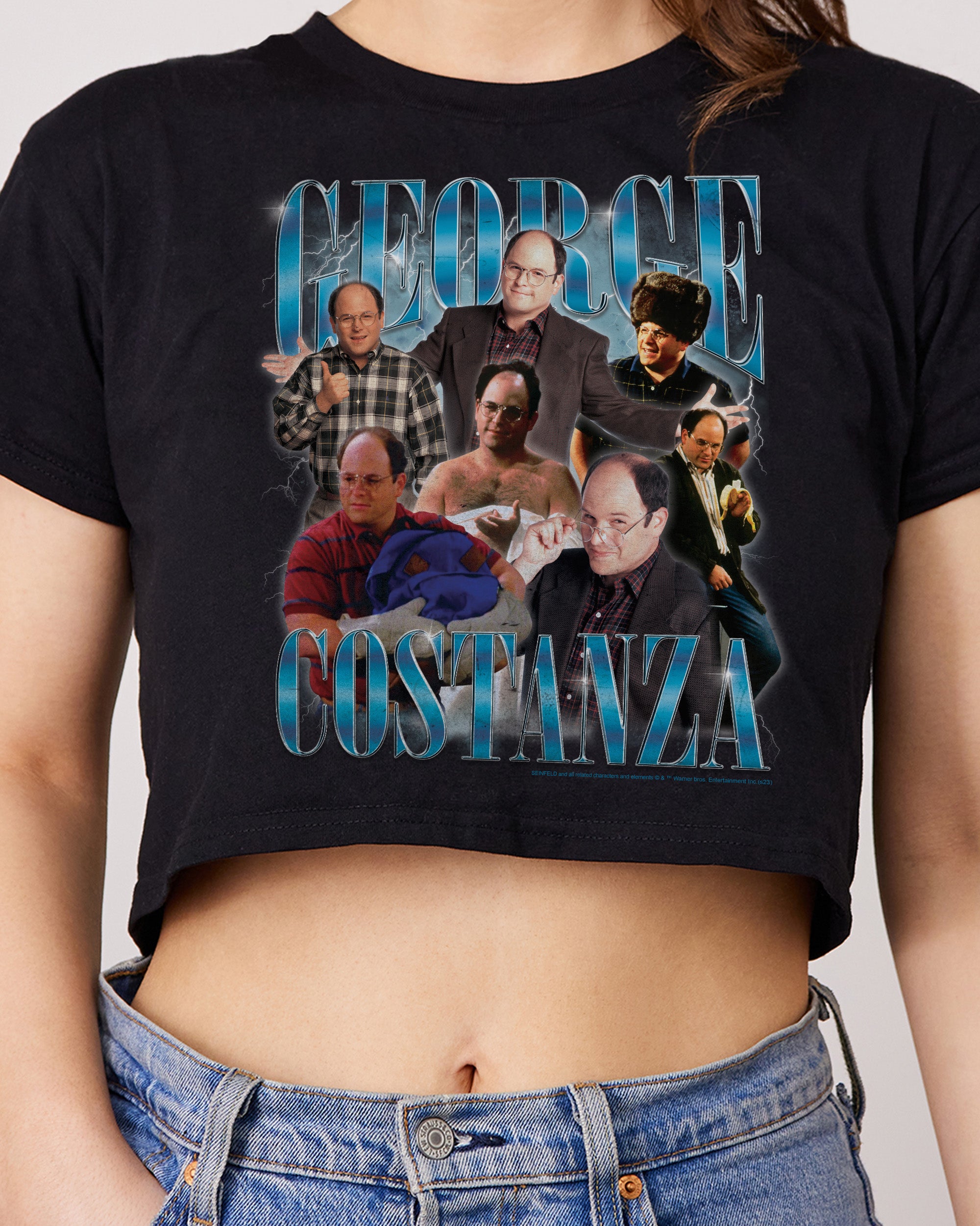 Vintage George Crop Tee | Official Seinfeld Merch