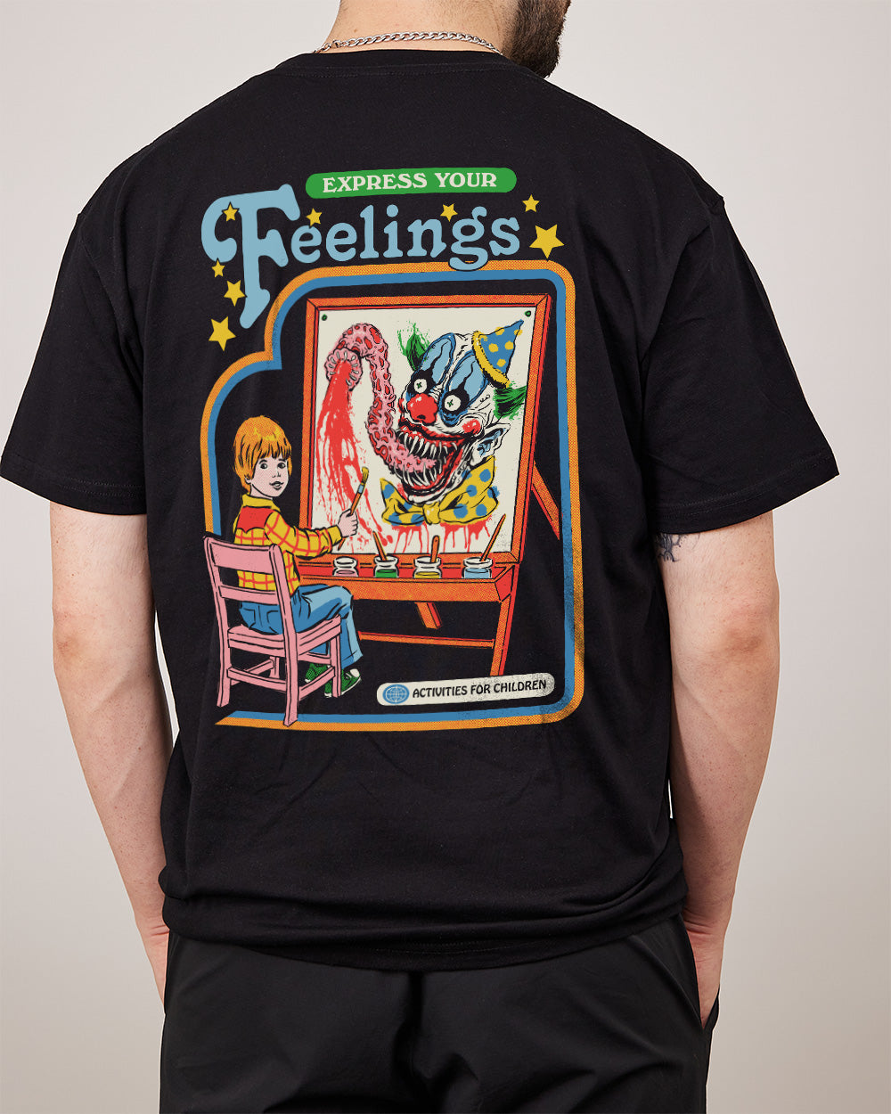 Express Your Feelings Front and Back T-Shirt | Designed by Steven Rhodes