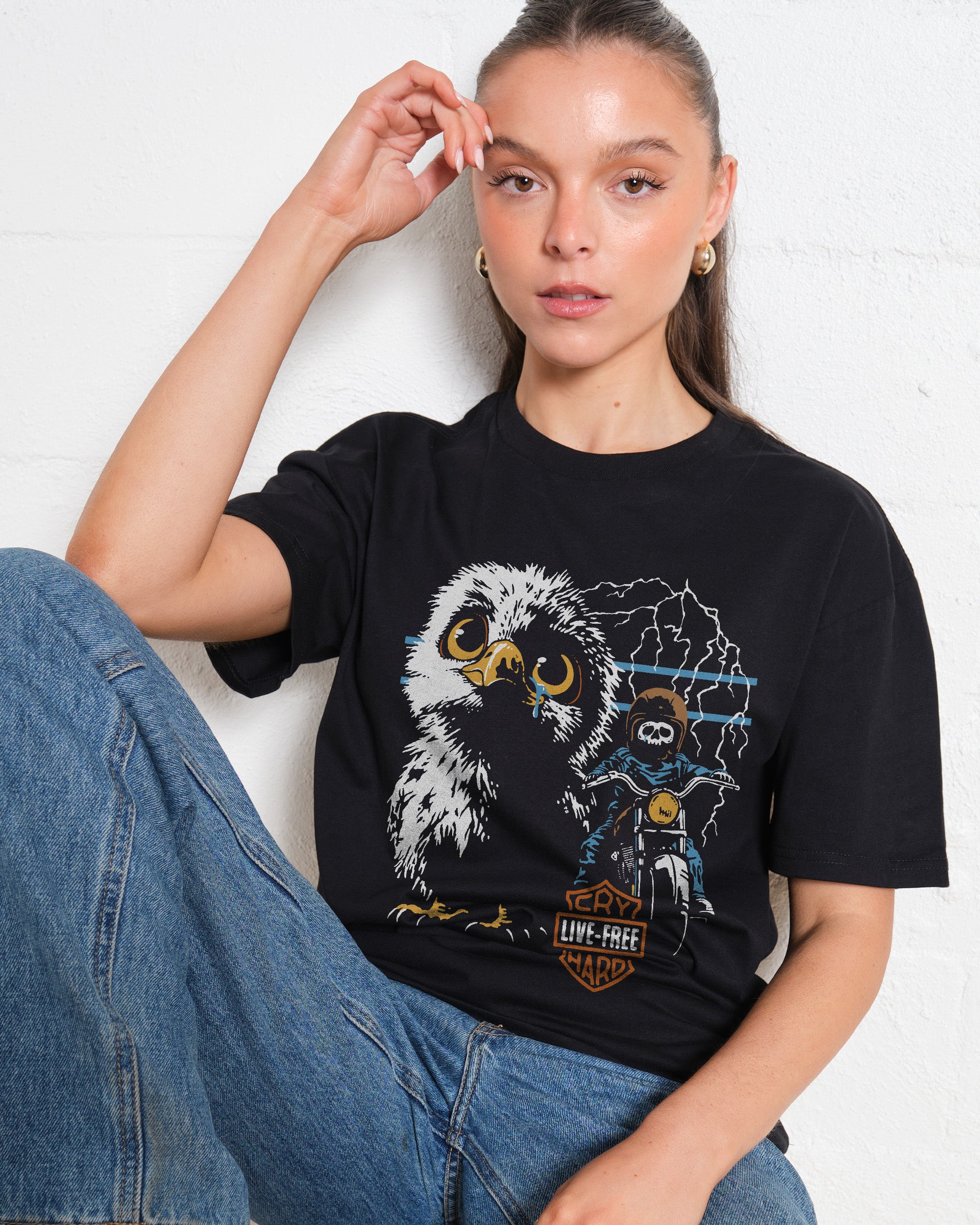 Live Free Cry Hard T-Shirt | Alternative T-Shirt