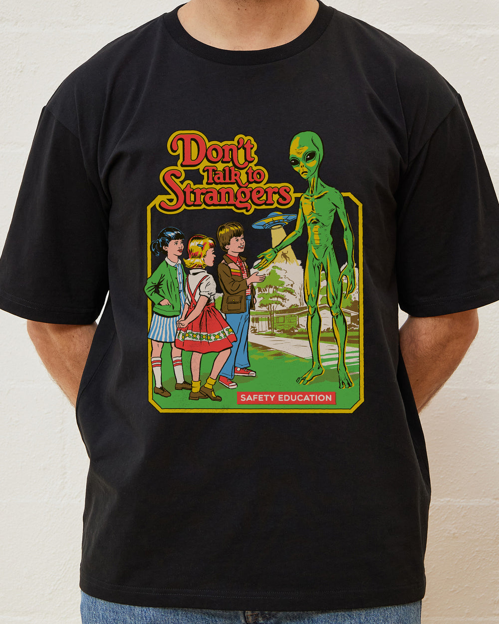 Don't Talk To Strangers T-Shirt | Designed by Steven Rhodes