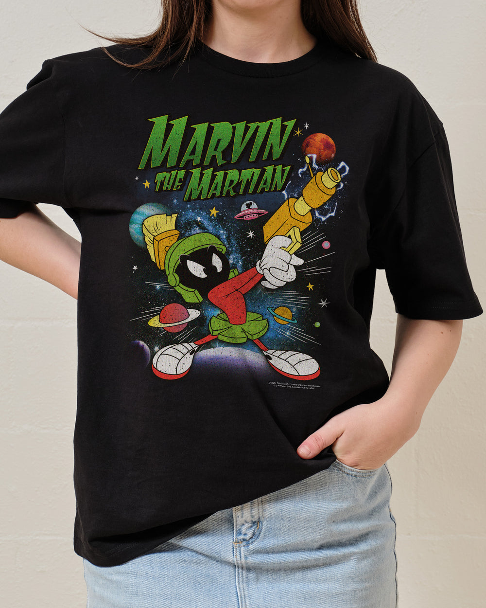 Marvin the Martian Vintage T-Shirt | Official Marvin the Martian Merch