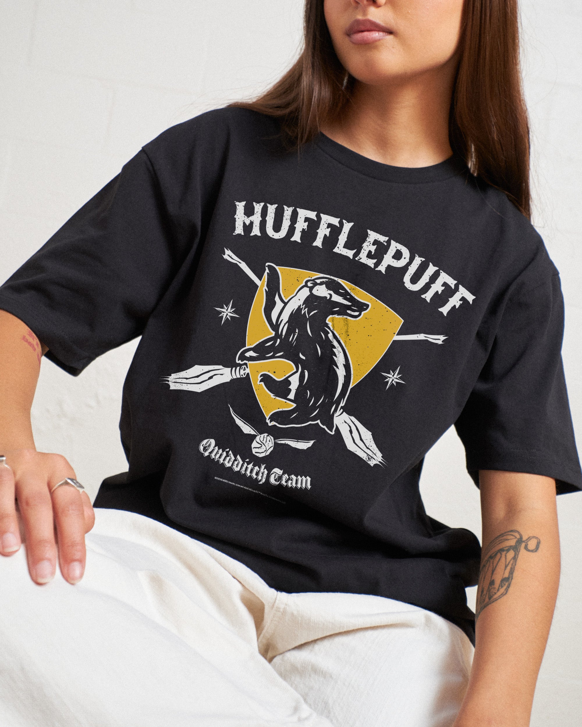 Hufflepuff Quidditch Team T-Shirt | Official Harry Potter Merch UK
