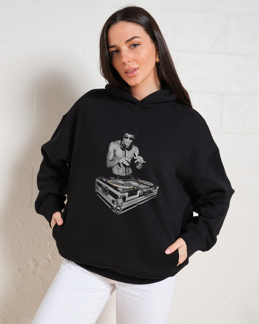DJ Bruce Lee Hoodie | Official Bruce Lee Merch