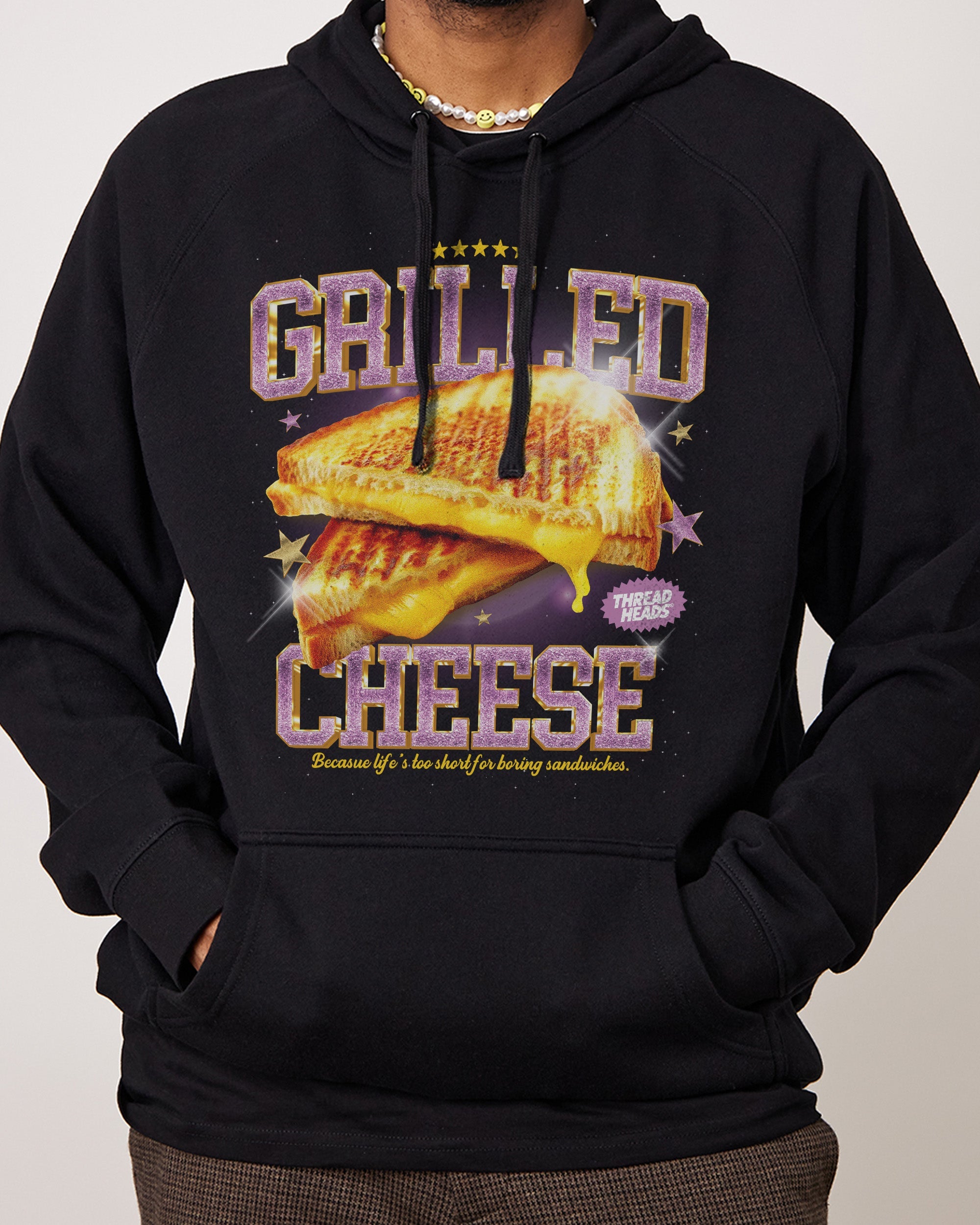 Grilled Cheese Hoodie | Funny Hoodie | Threadheads