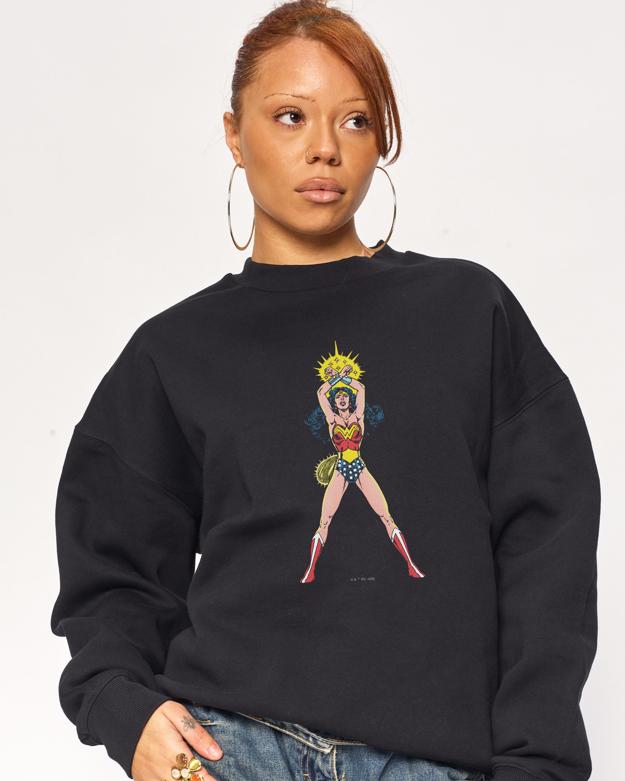 Wonder Woman Power Surge Sweatshirt | Retro Sweatshirt