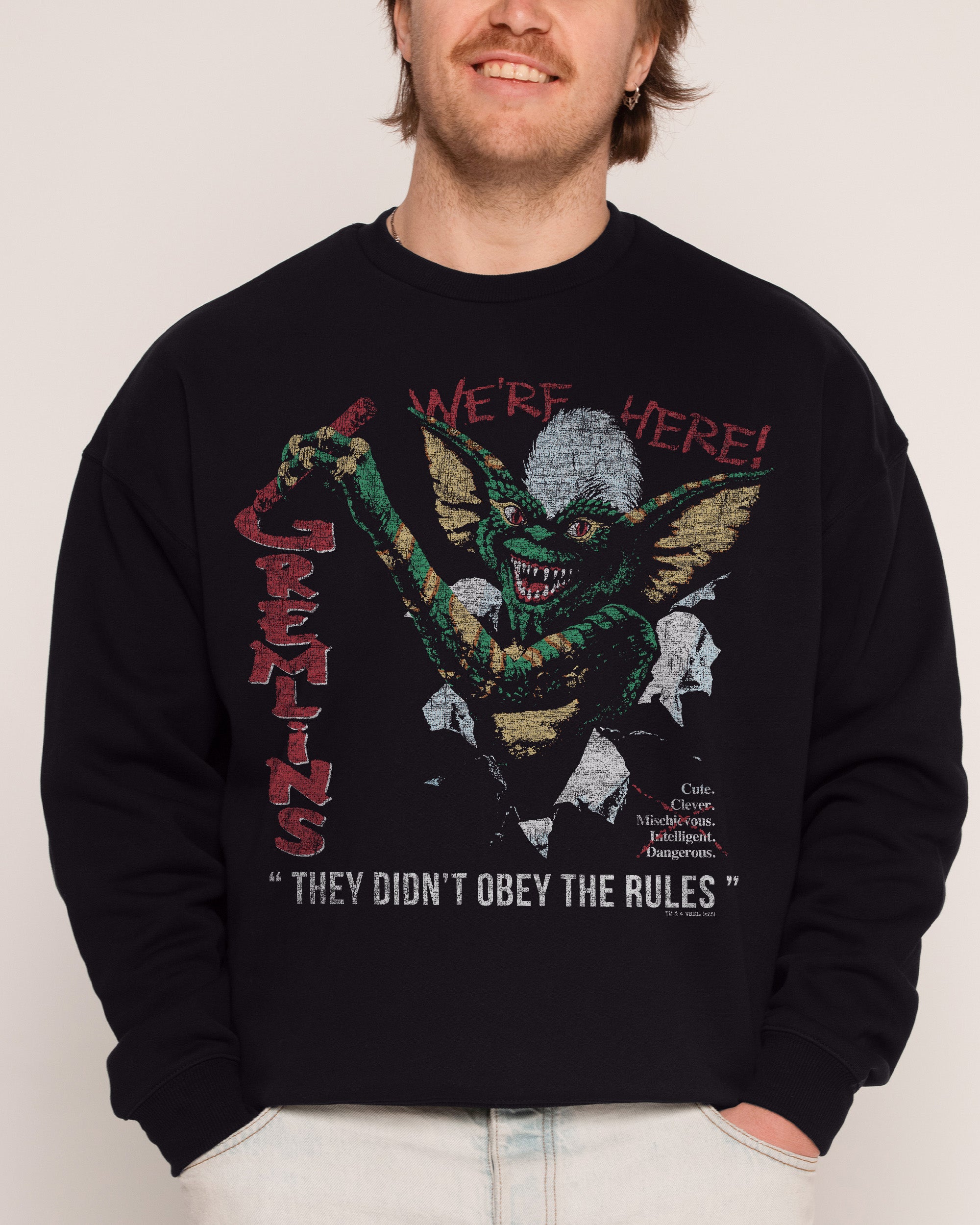 We’re Here Sweatshirt | Official Gremlins Merch