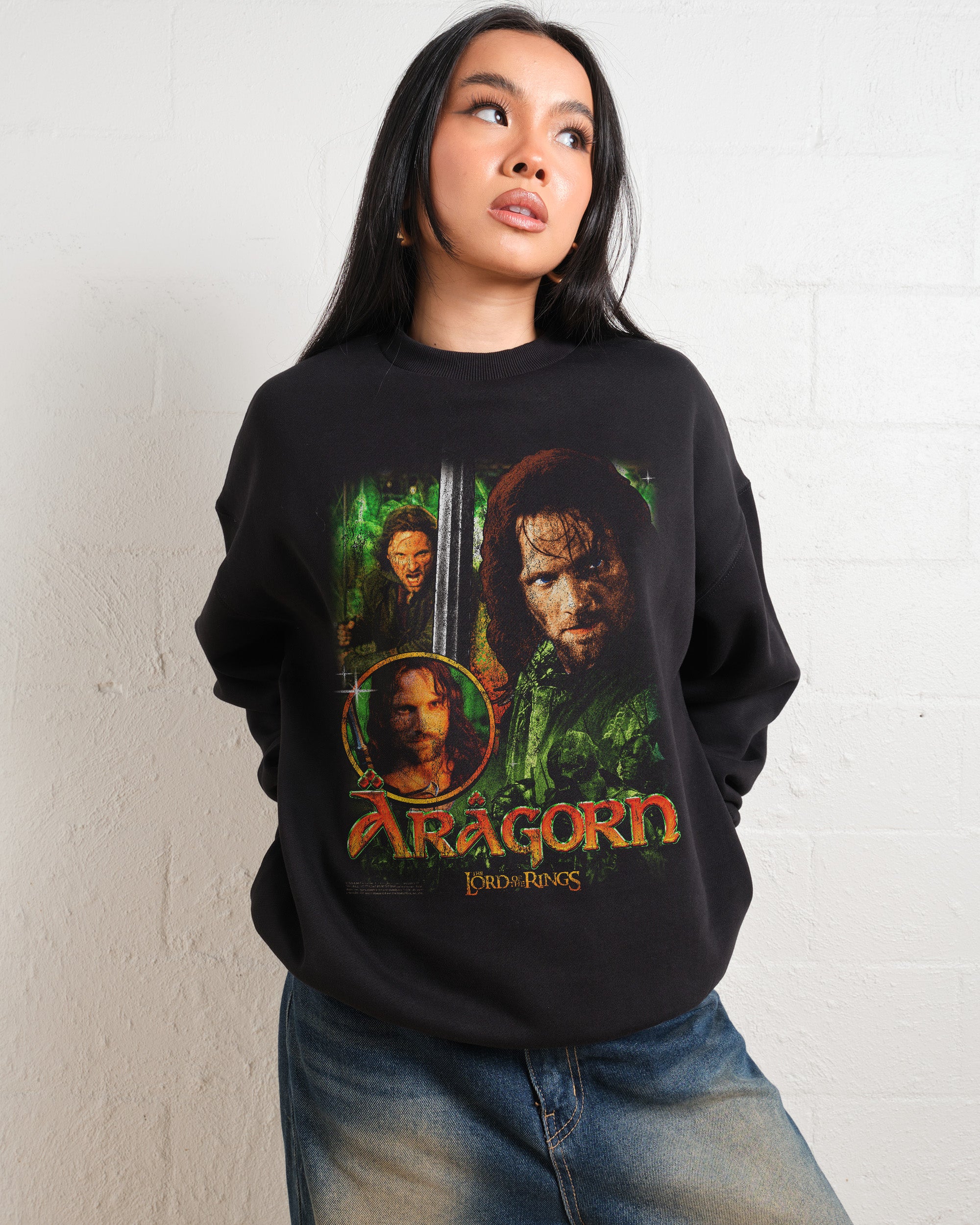 Vintage Aragorn Sweatshirt | Official Lord of the Rings Merch