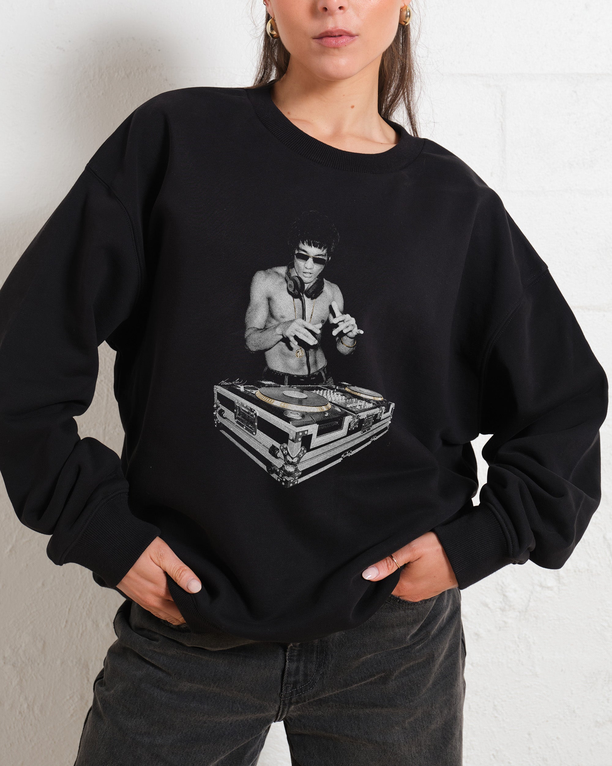 DJ Bruce Lee Sweatshirt | Official Bruce Lee Merch