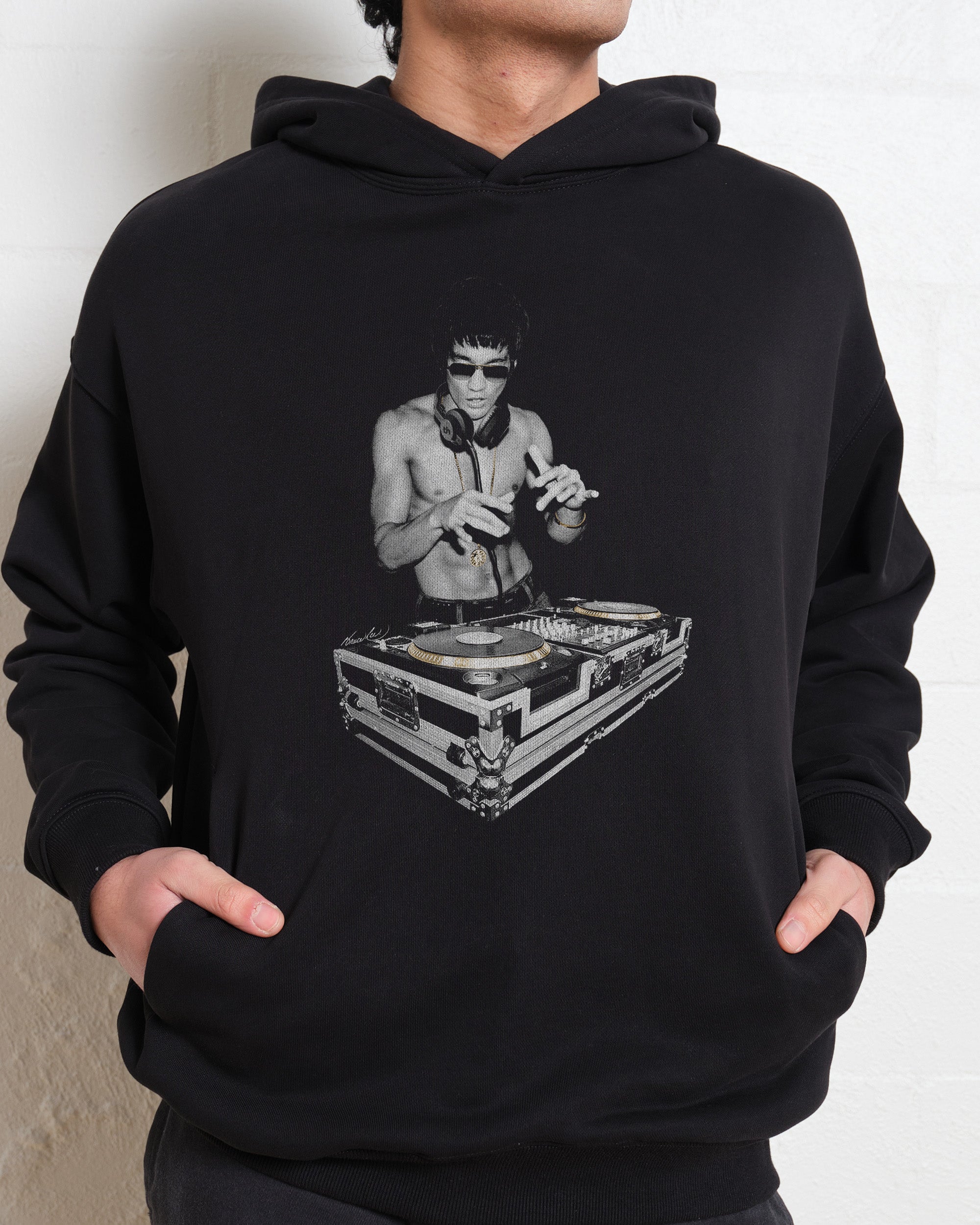 DJ Bruce Lee Hoodie | Official Bruce Lee Merch