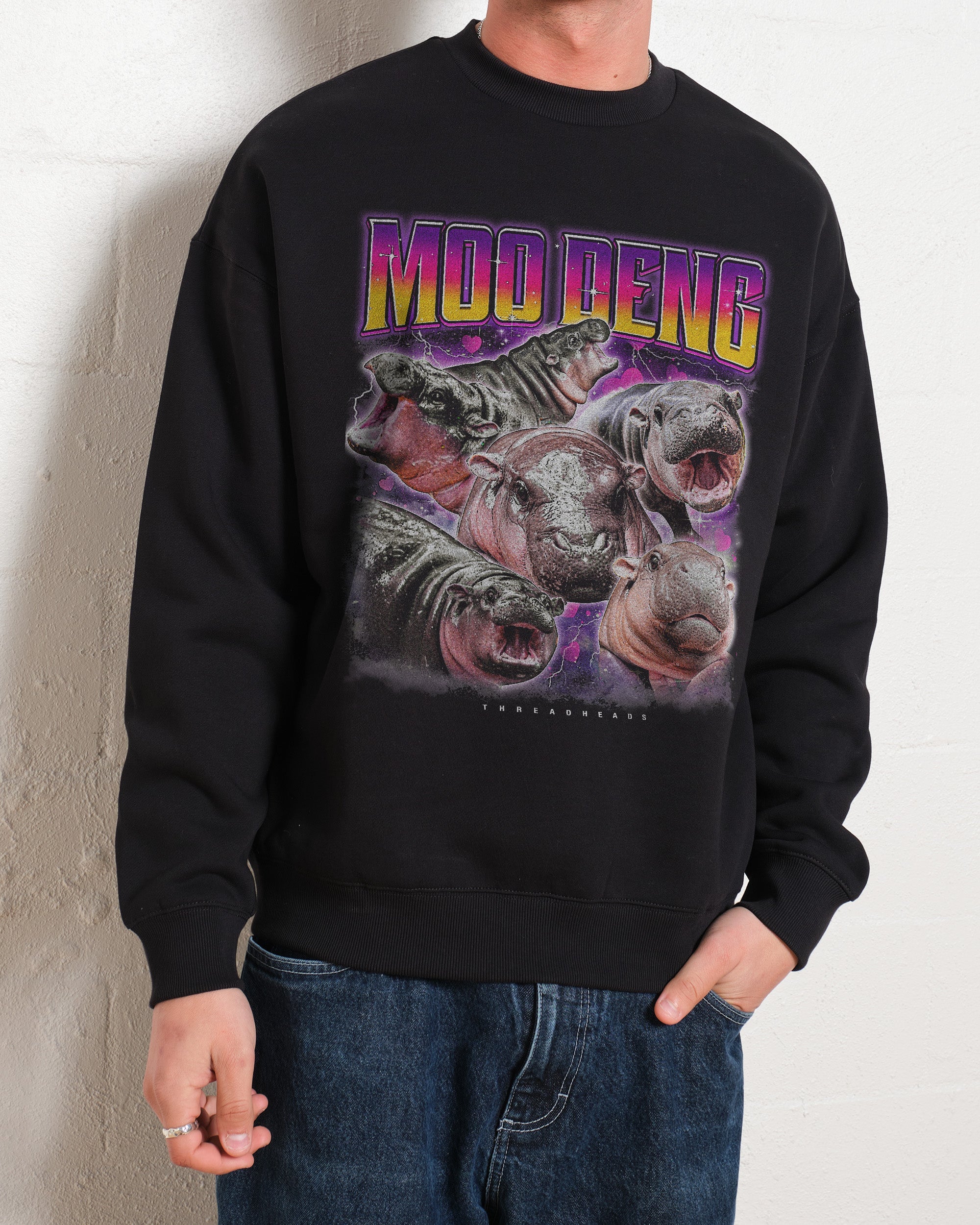 Moo Deng Sweatshirt | Graphic Sweatshirt