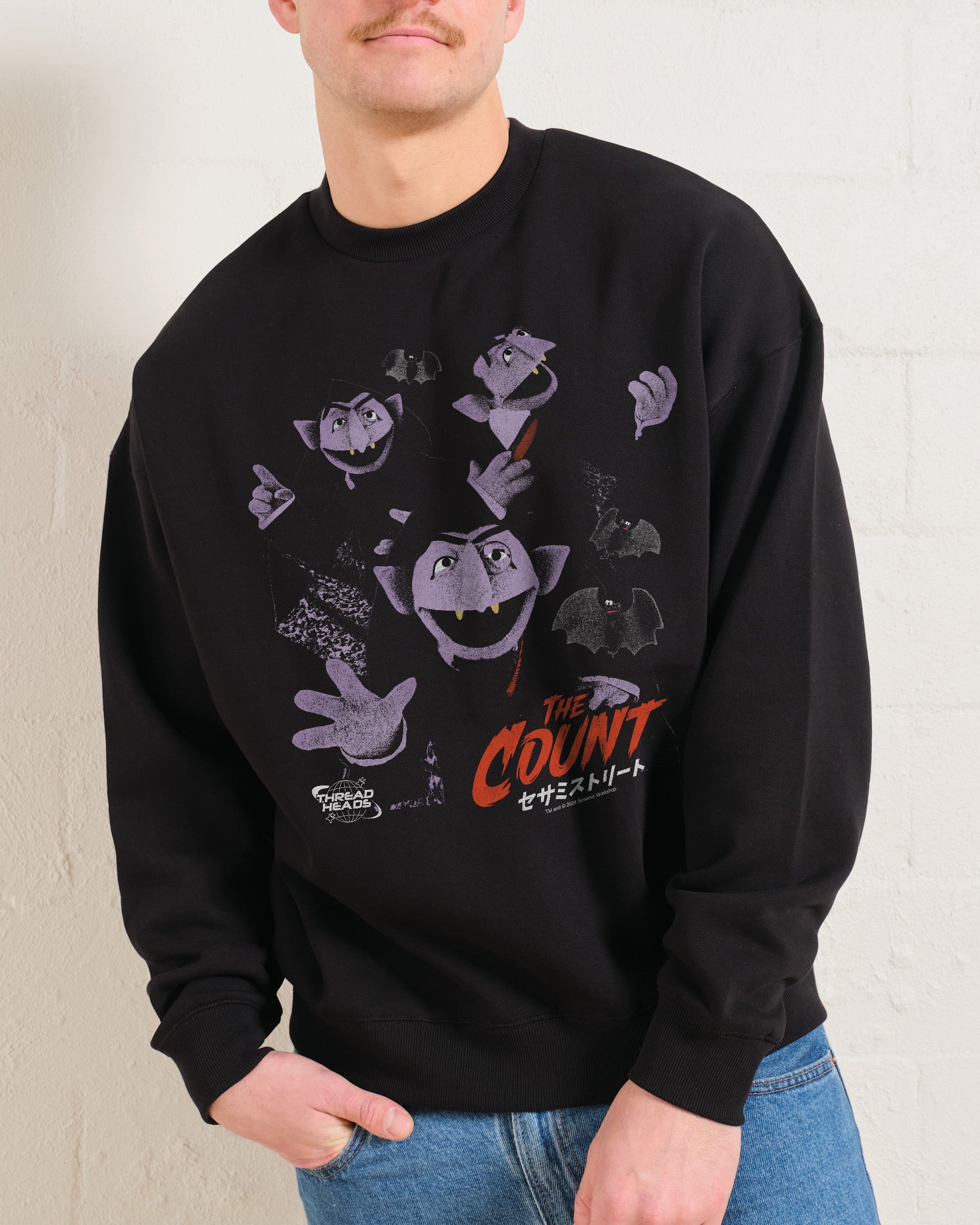 Japan Count Sweatshirt | Official Sesame Street Merch UK