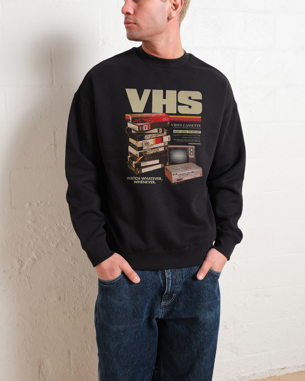 Vintage VHS Tapes Sweatshirt | Retro Sweatshirt