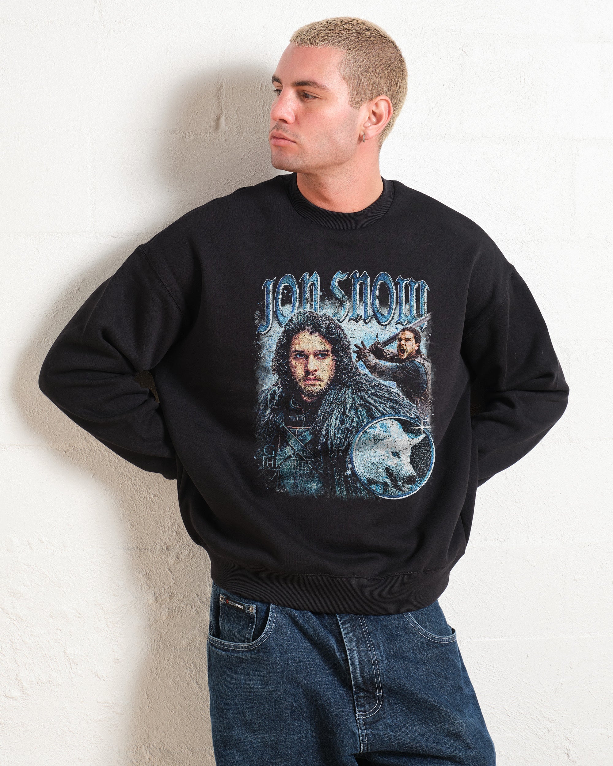Vintage Jon Snow Sweatshirt | Official Game of Thrones Merch
