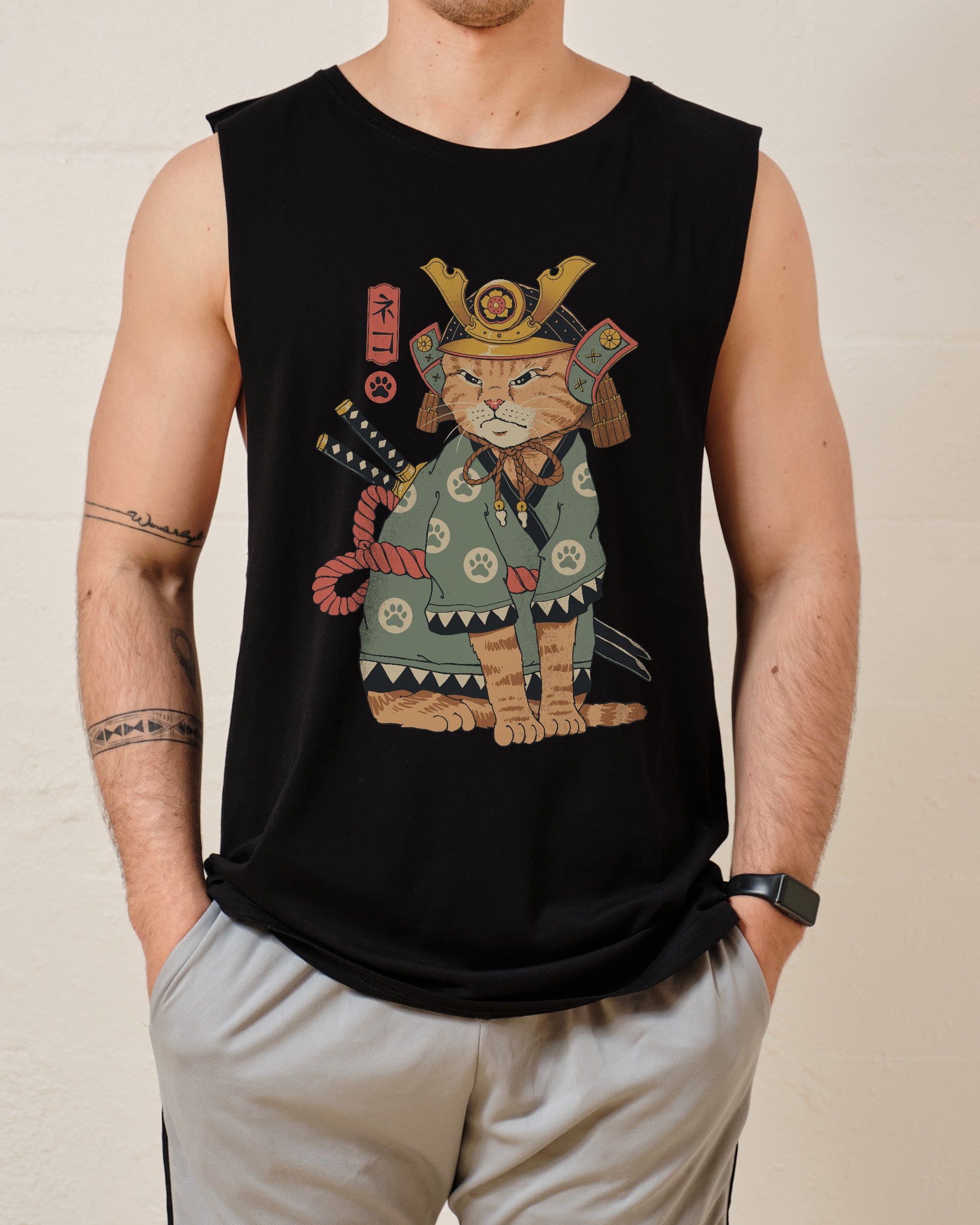 Neko Samurai Tank | Designed by Vincent Trinidad Art Europe