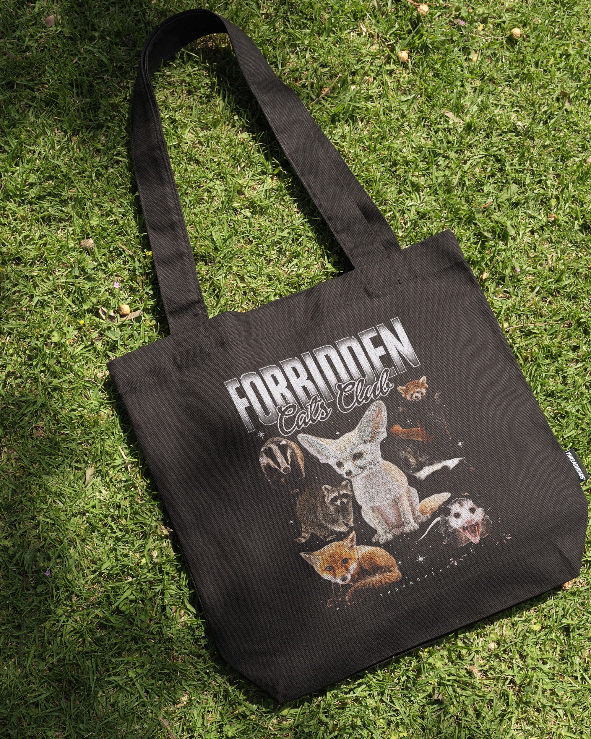 Forbidden Cat Club Tote Bag | Graphic Tote Bag