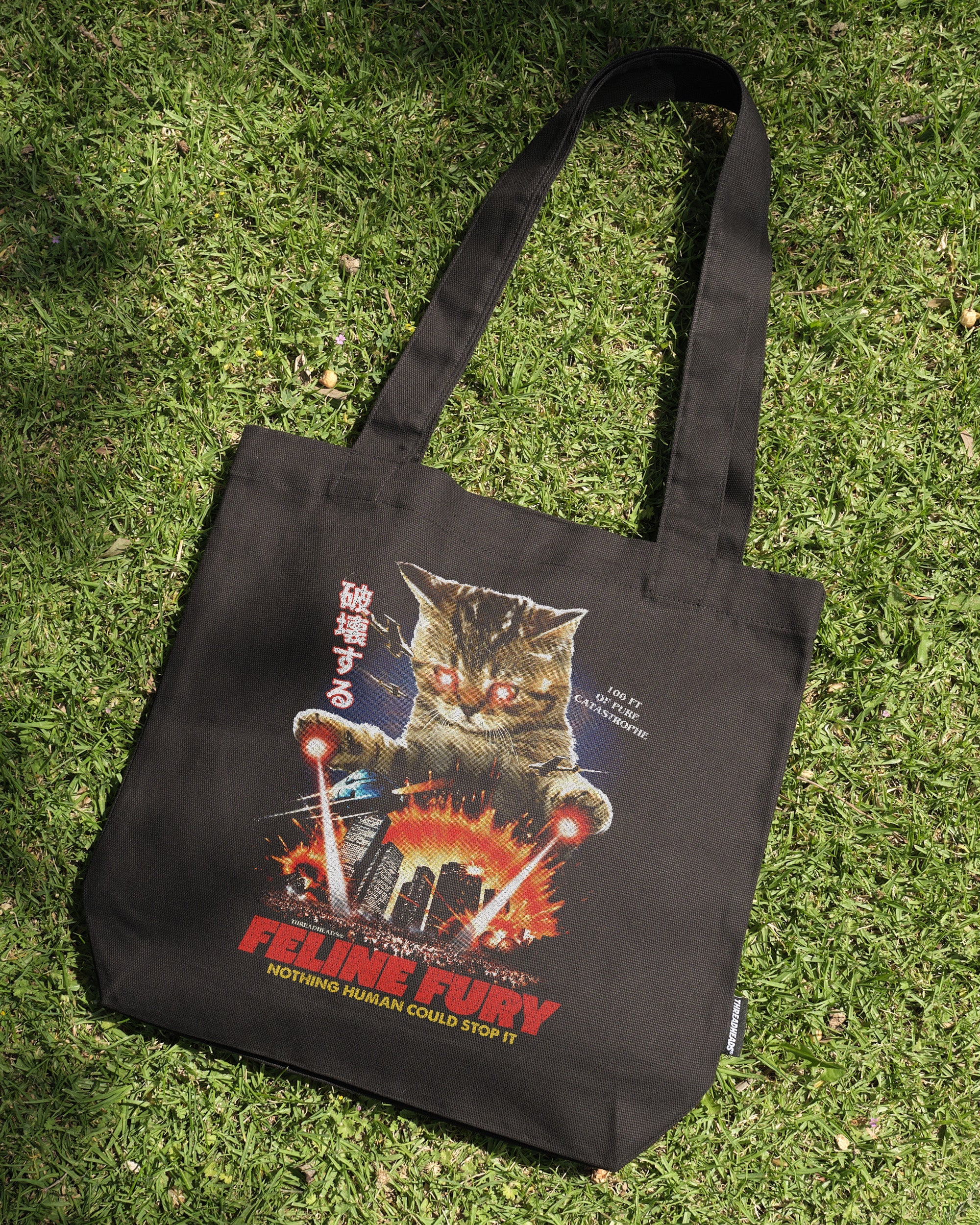 Feline Fury Tote Bag | Funny Graphic Tote Bag