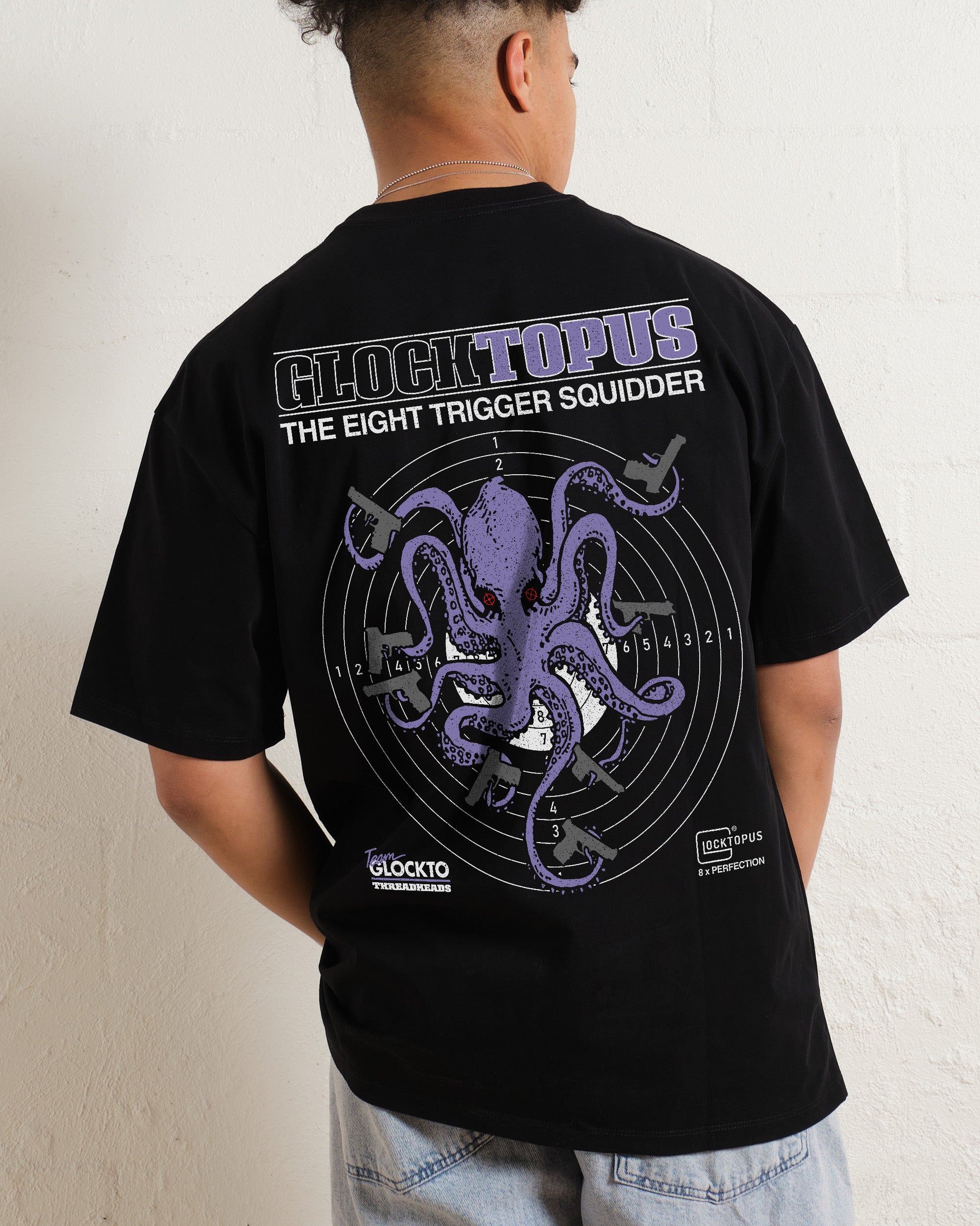 Glocktopus Oversized Tee | Graphic Oversized Tee