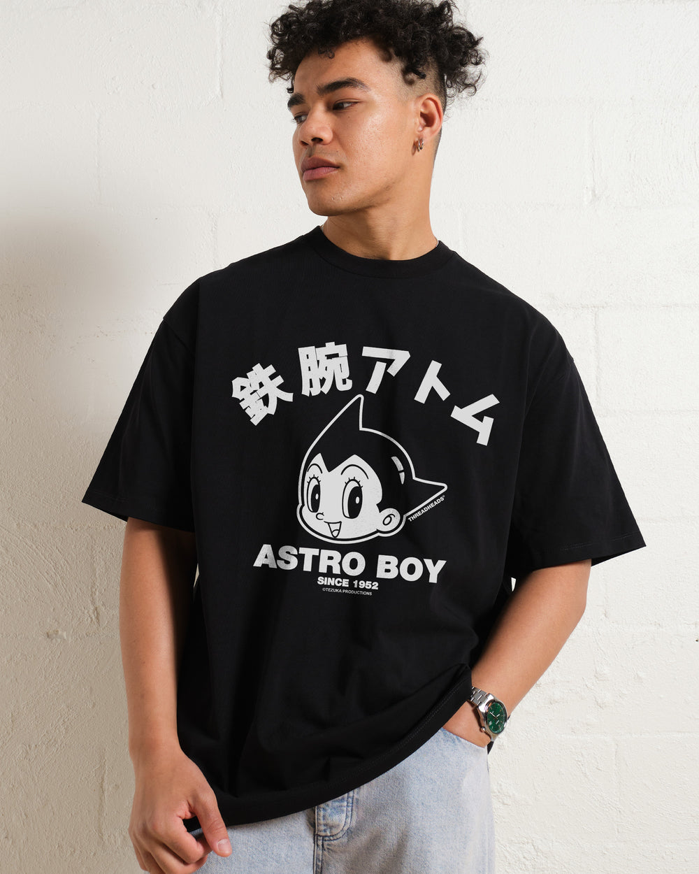 Astro Boy Face Oversized Tee | Vintage Heavy Oversized Tee