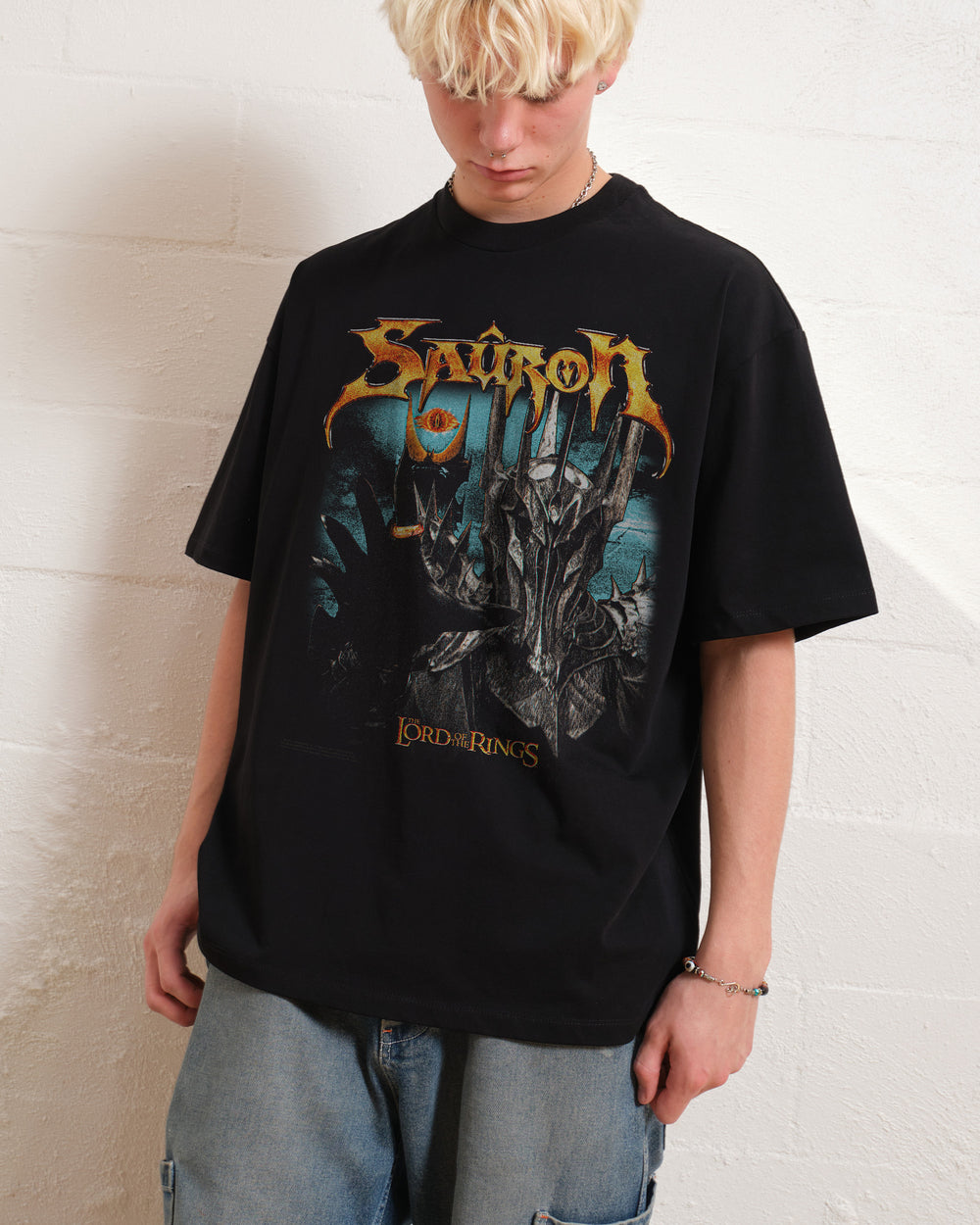 Vintage Sauron Oversized Tee | Official Lord of the Rings Merch