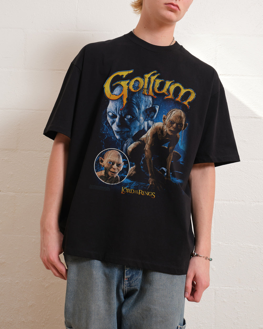 Vintage Gollum Oversized Tee | Official Lord of the Rings Merch