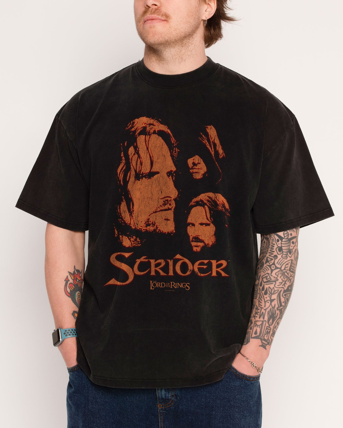Strider Wash Tee | Official Lord of the Rings Merchandise Threadheads ...