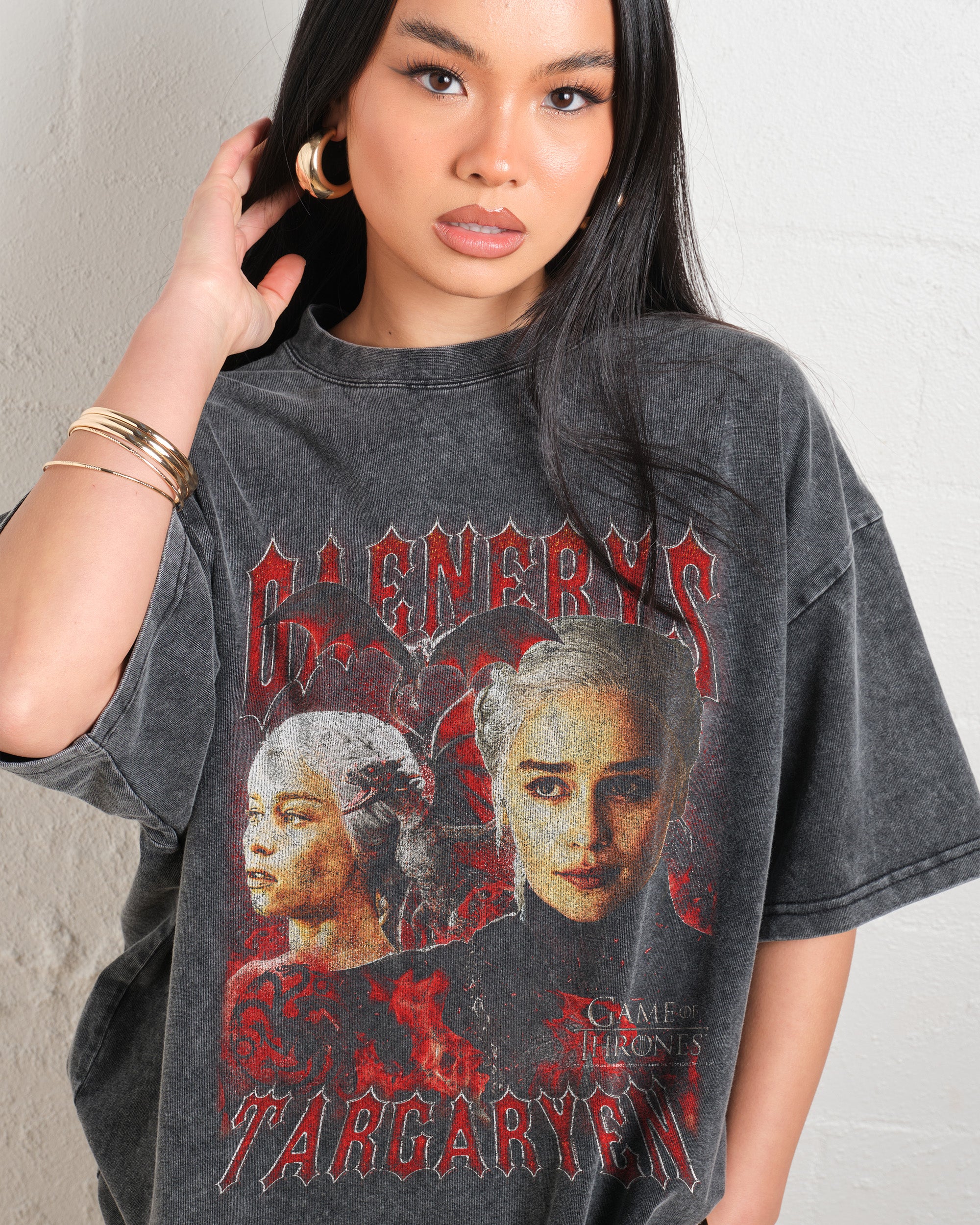Vintage Daenerys Targaryen Wash Tee | Official Game of Thrones Merch