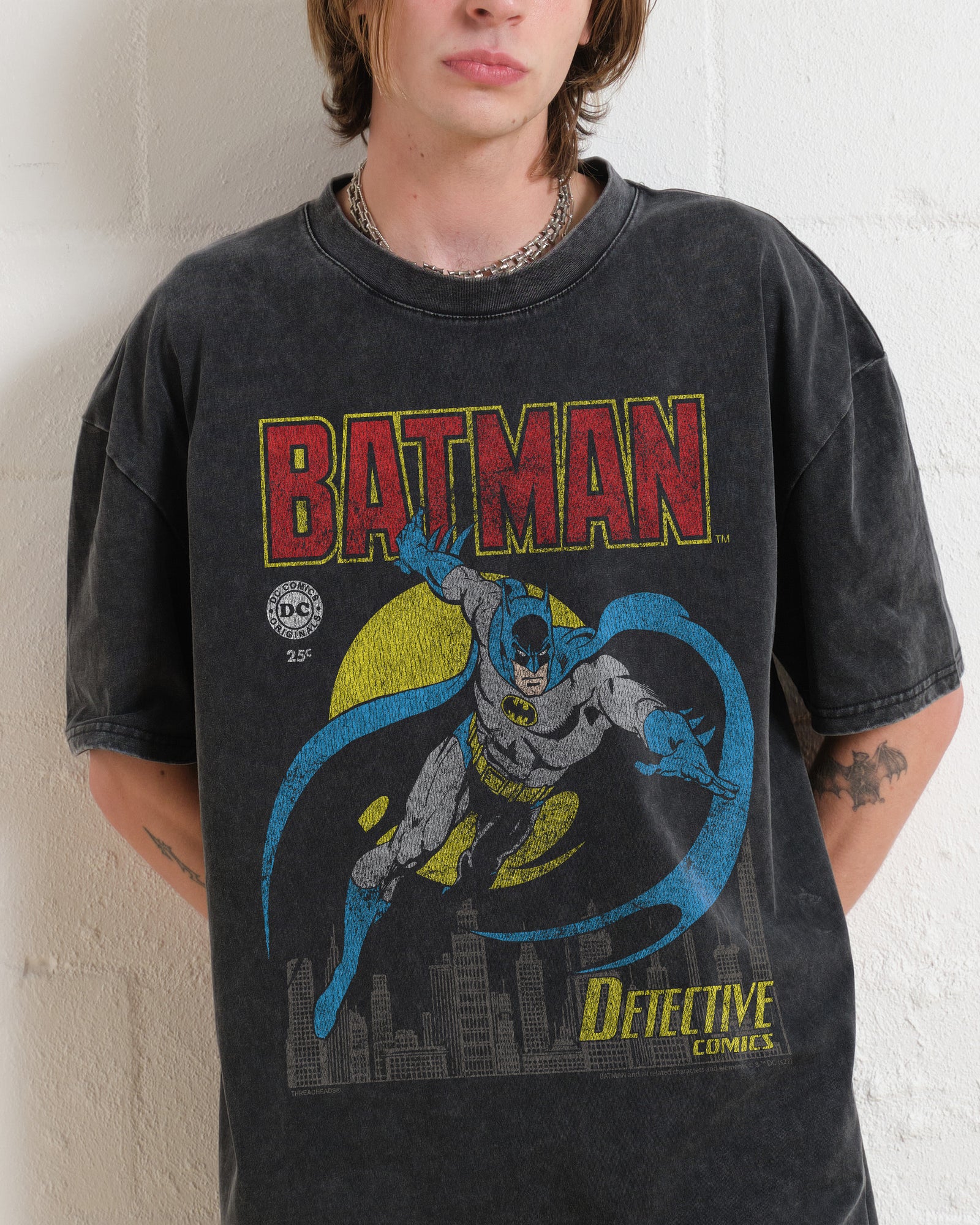 Batman Wash Tee | Official DC Merch