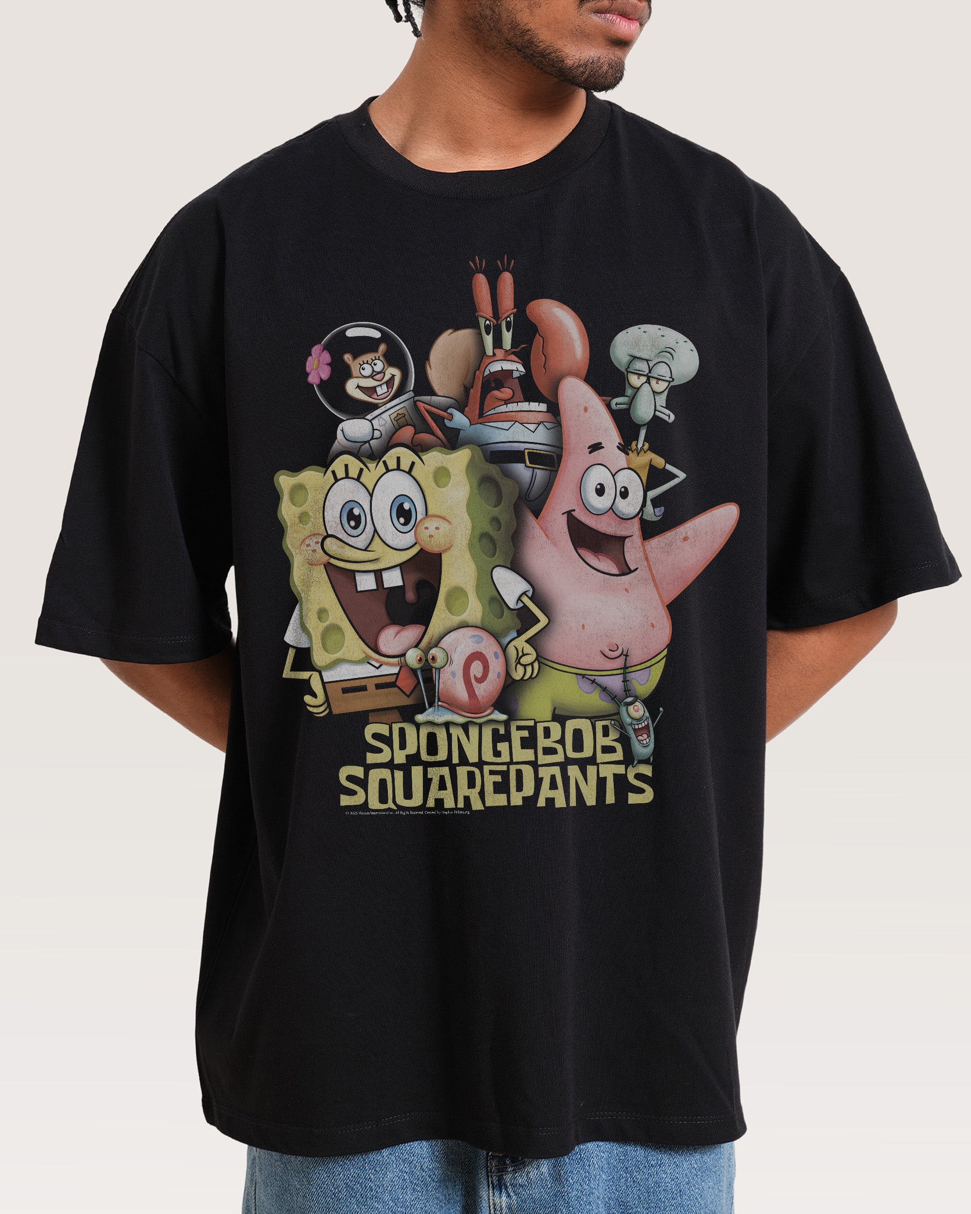 Bikini Bottom Crew Oversized Tee | Spongebob | Threadheads Europe