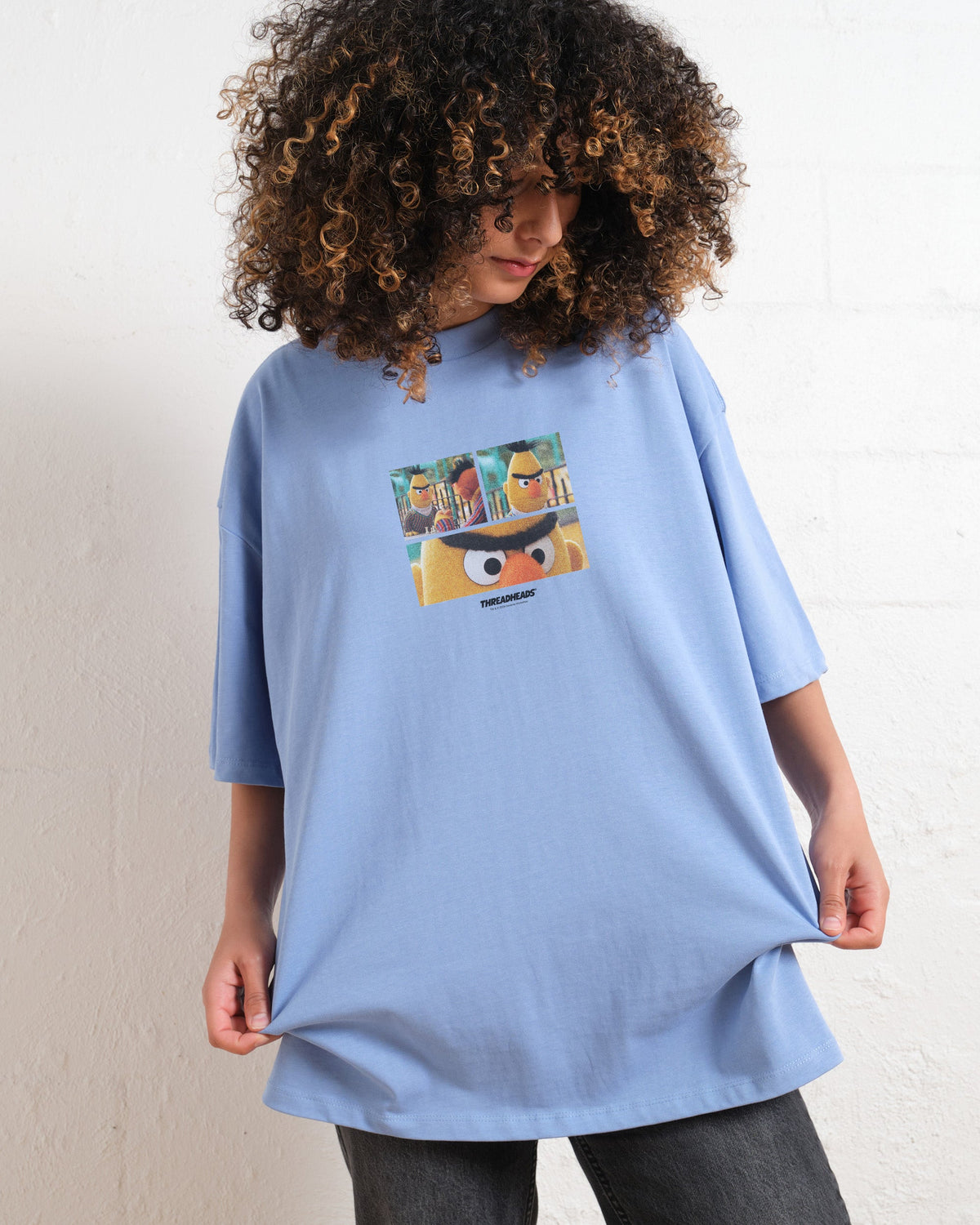 Angry Bert Oversized Tee | Vintage Heavy Oversized Tee