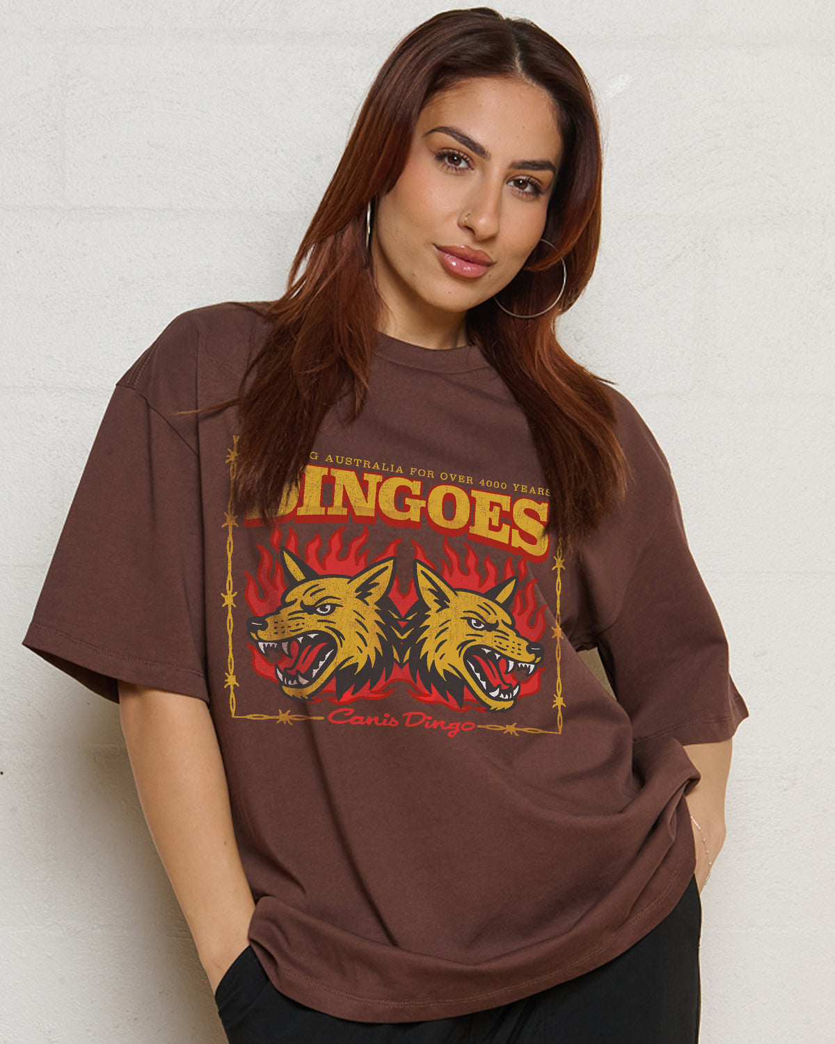 Dingoes Oversized Tee | Vintage Heavy Oversized Tee UK