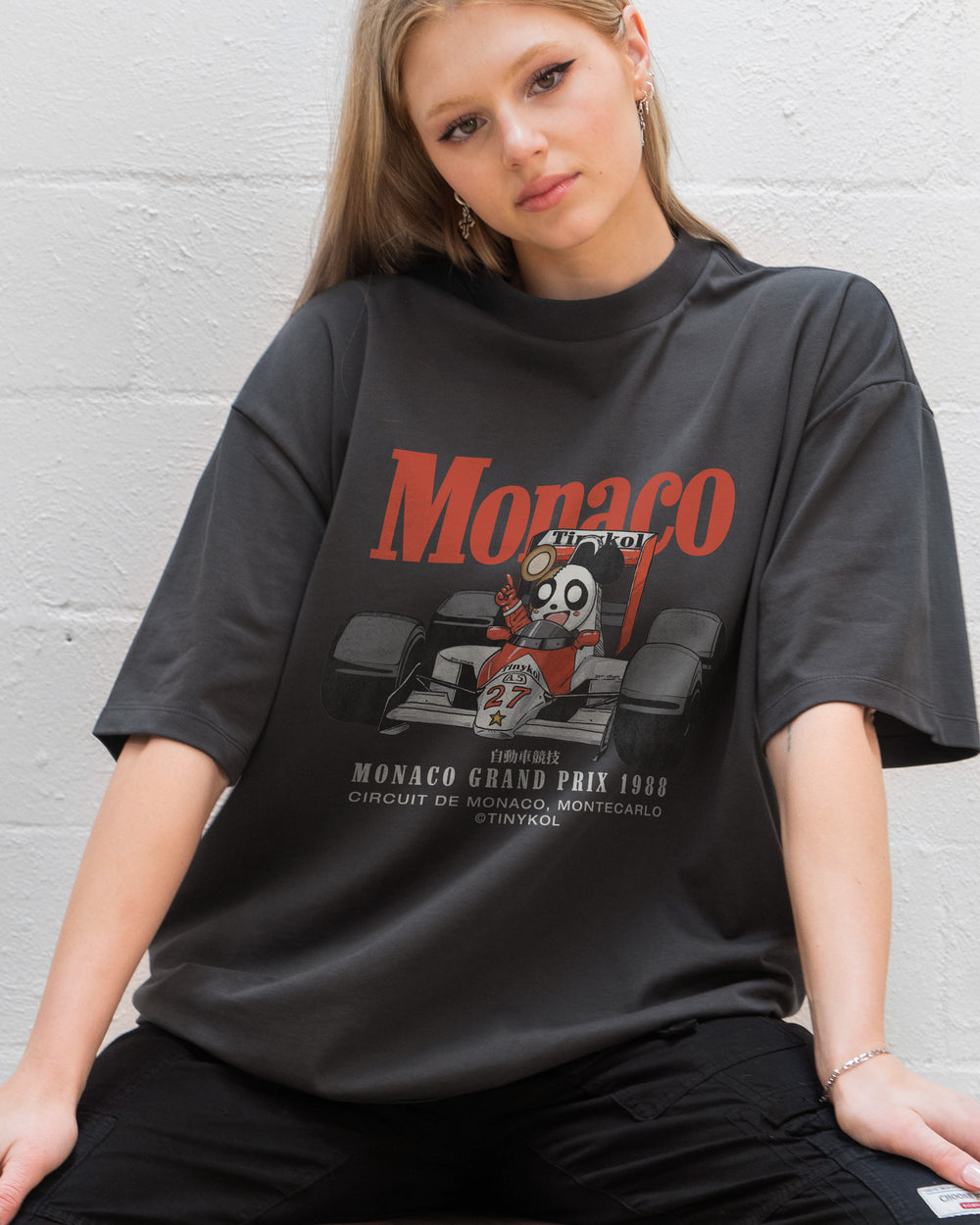 Monaco Racing Oversized Tee | Vintage Heavy Oversized Tee