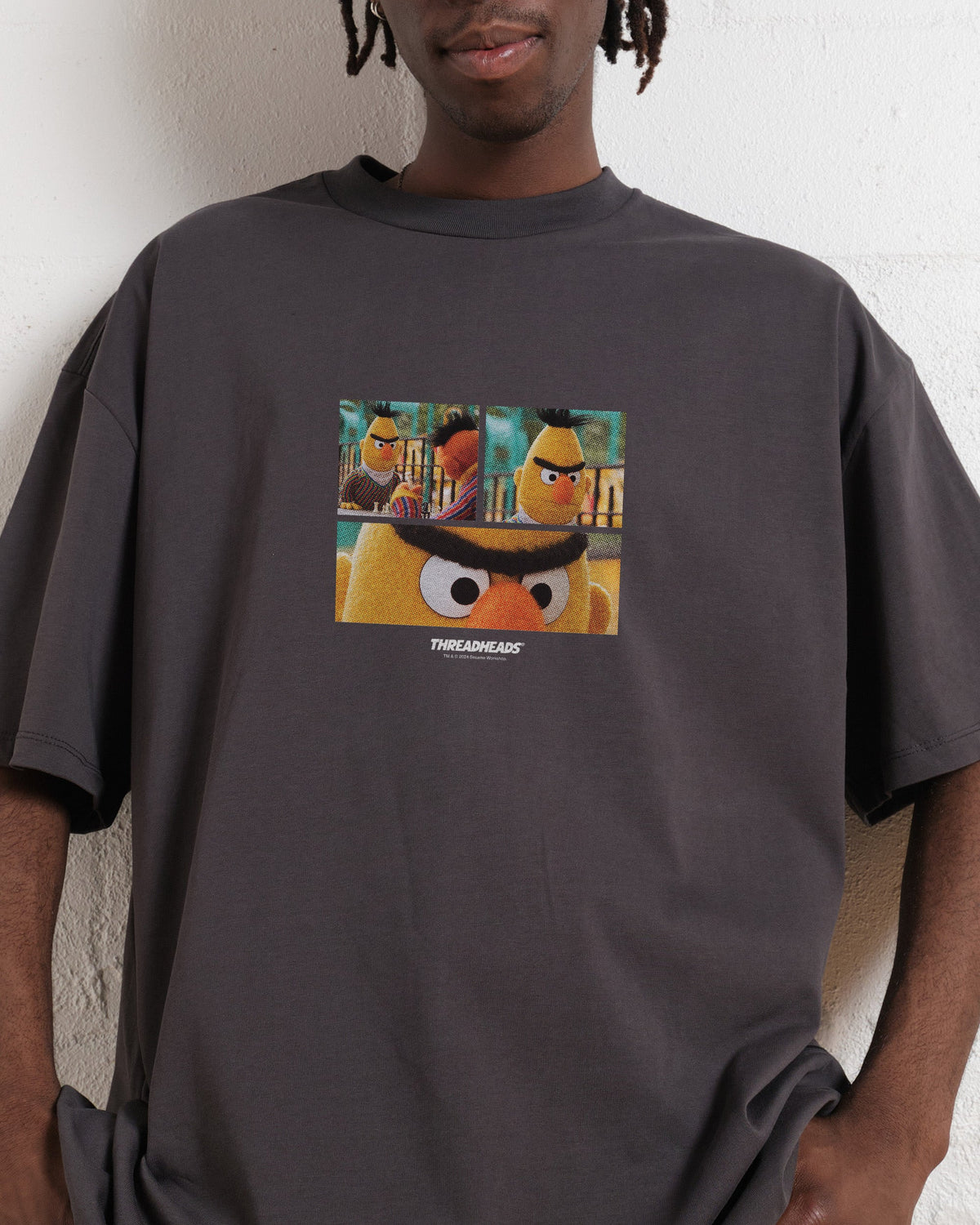 Angry Bert Oversized Tee | Vintage Heavy Oversized Tee