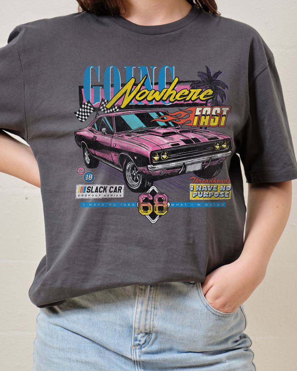 Going Nowhere T-Shirt | Retro Graphic T-Shirt | Threadheads