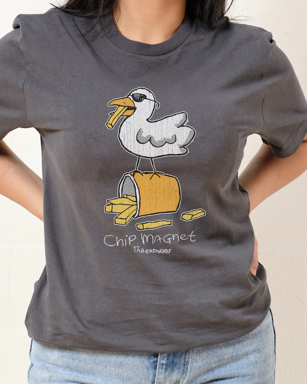 Chip Magnet T-Shirt | Funny T-Shirt