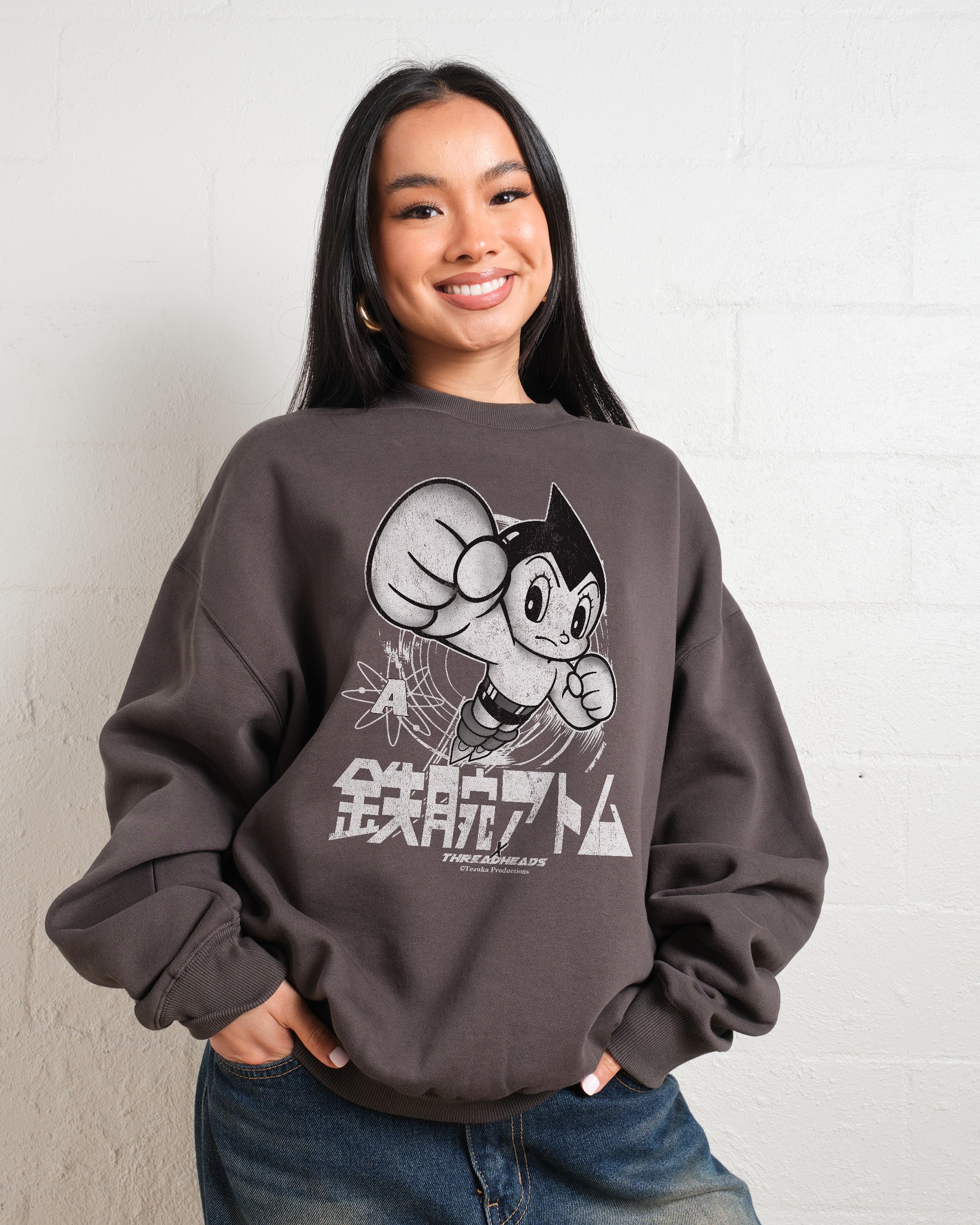 Astro Boy Black and White Sweatshirt | Official Astro Boy Merch