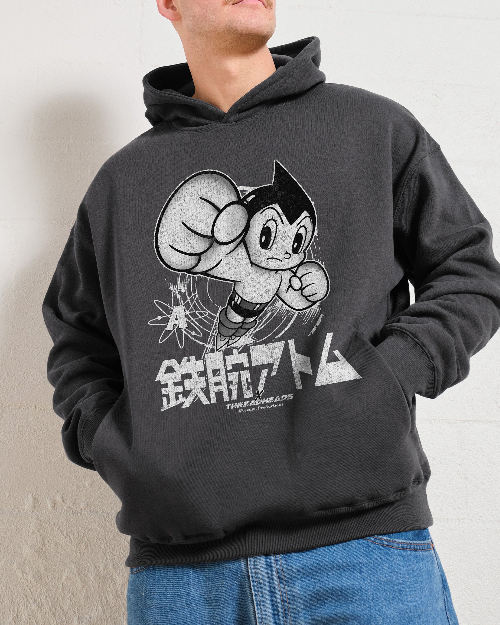 Astro Boy Black and White Hoodie | Official Astro Boy Merch