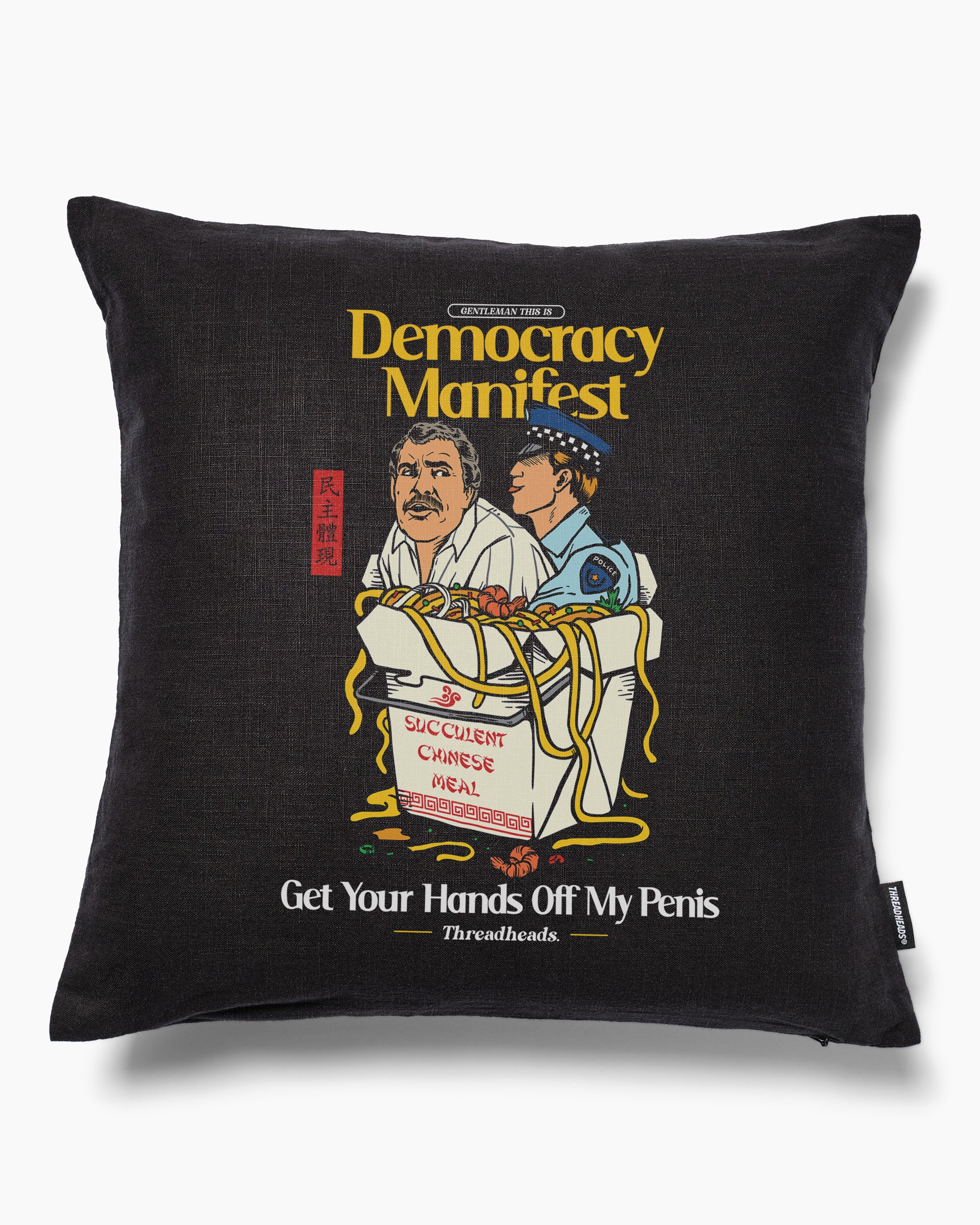 Democracy Manifest Volume II Cushion | Graphic Cushion Covers UK
