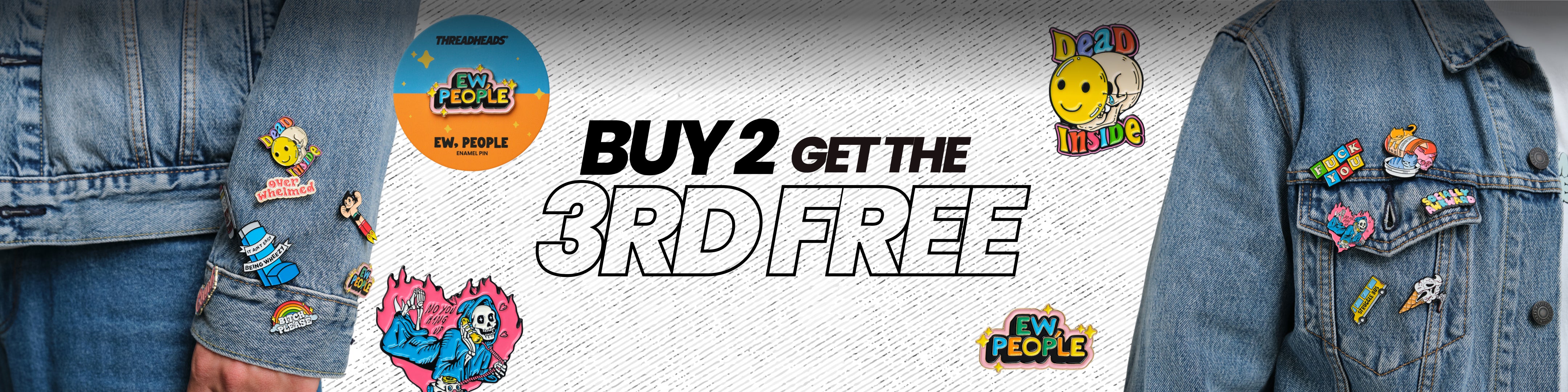 Funny Enamel Pins | Threadheads Europe