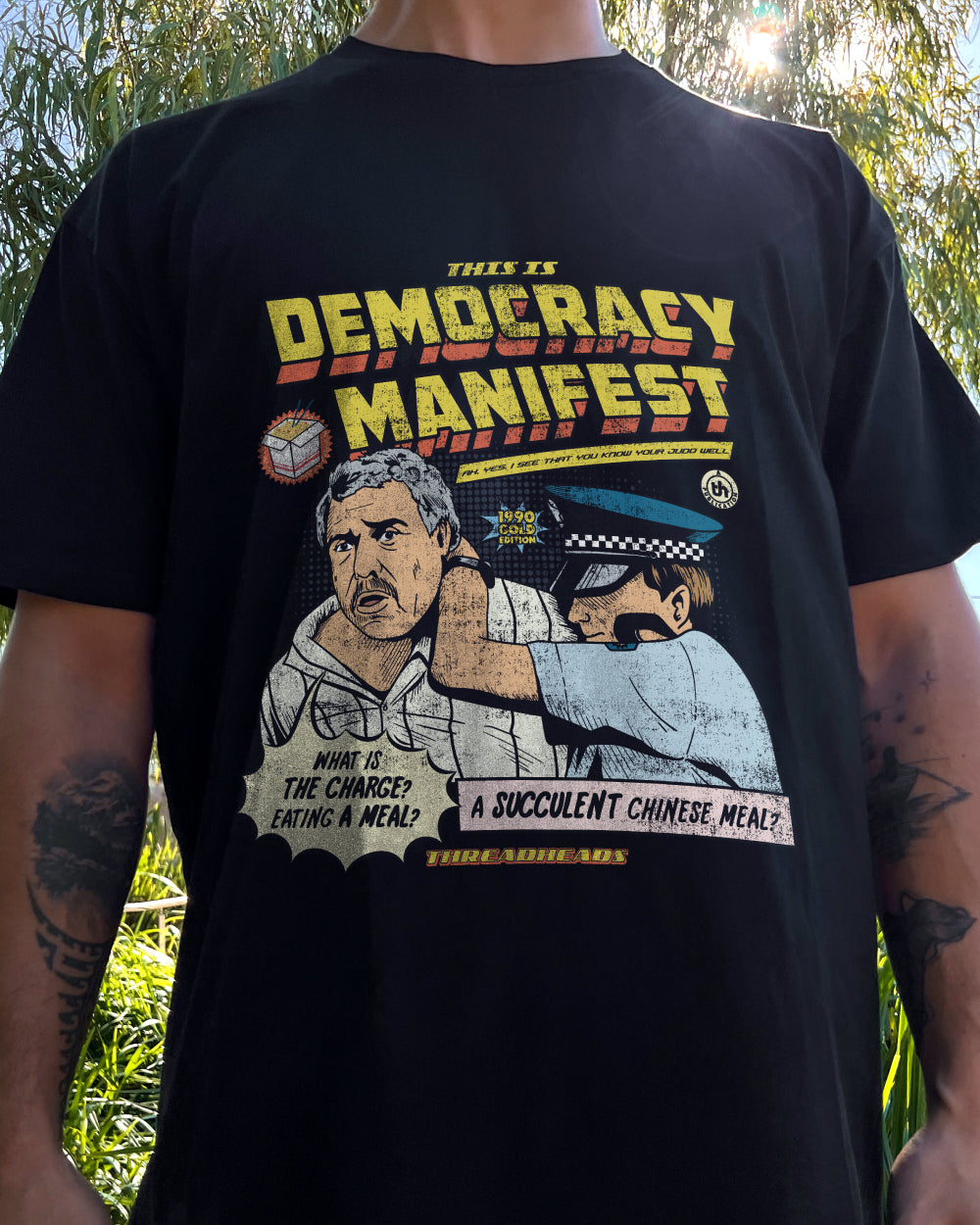 This is Democracy Manifest T-Shirt | Funny Aussie T-Shirt UK