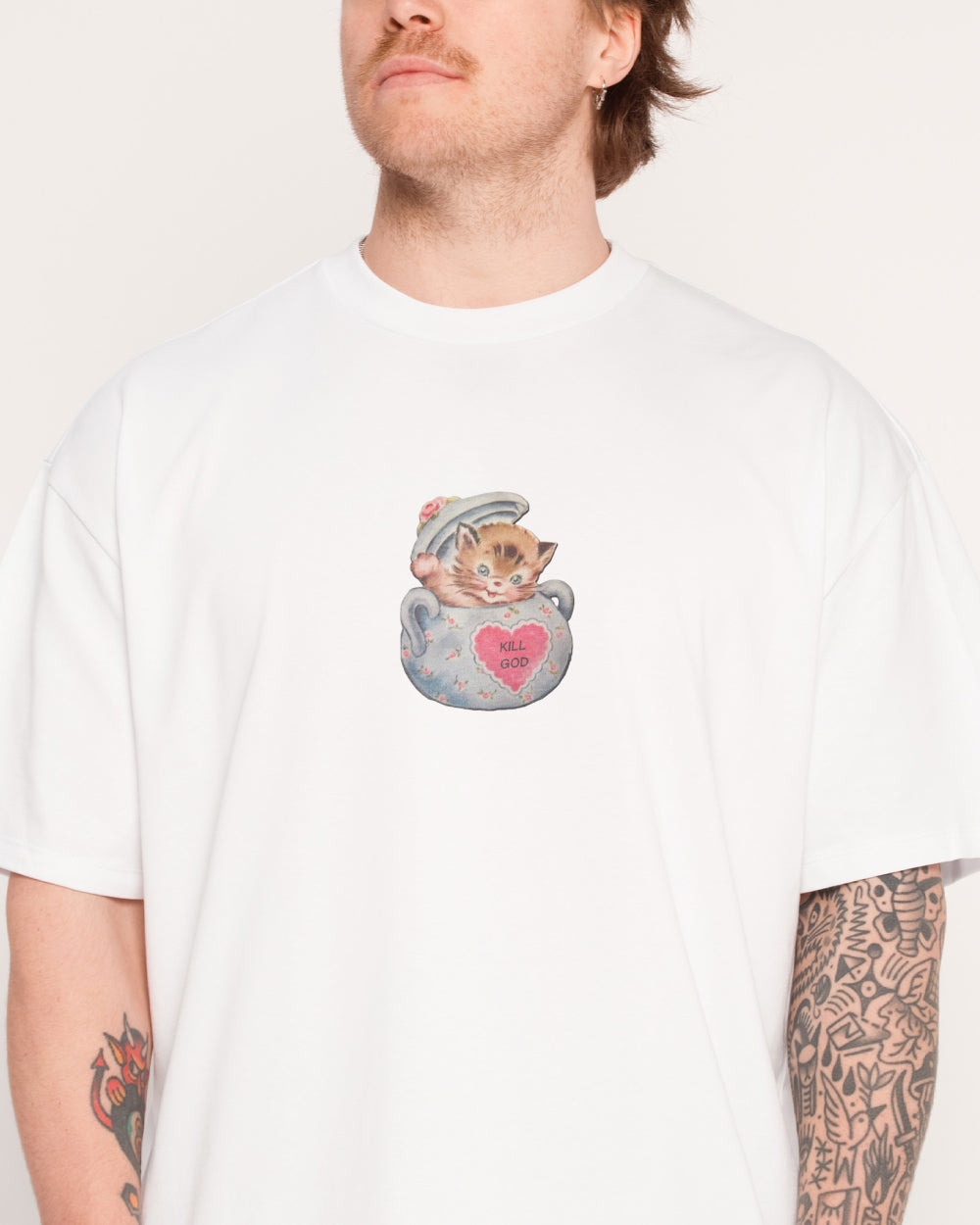 Kill God Oversized Tee | Dogecore | Threadheads