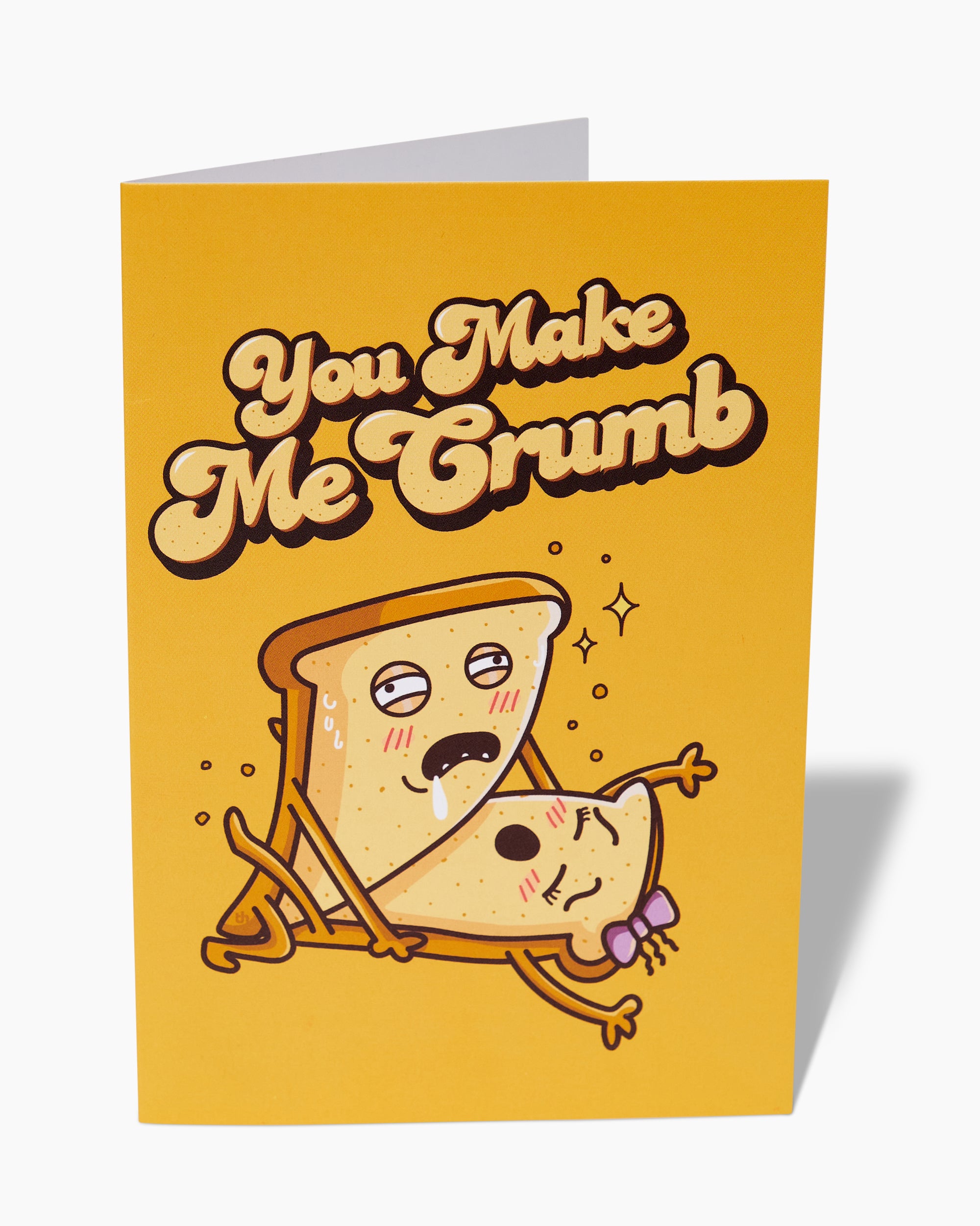 You Make Me Crumb Greeting Card | Funny Valentine's Day Card Europe